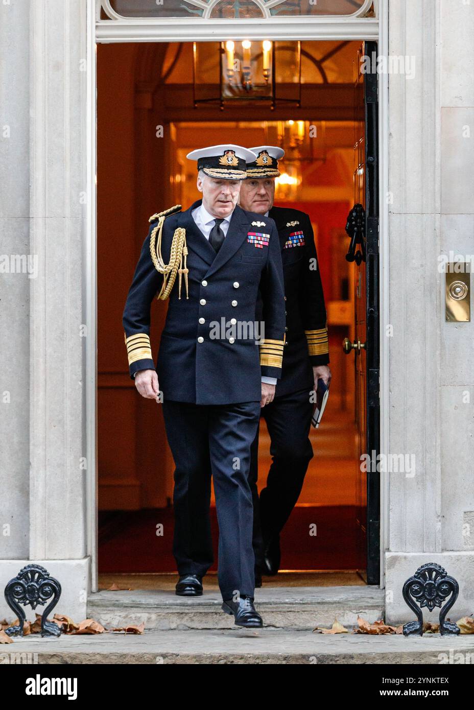 London, UK. 26th Nov, 2024. Admiral Sir Tony Radakin (l) Head of the UK ...