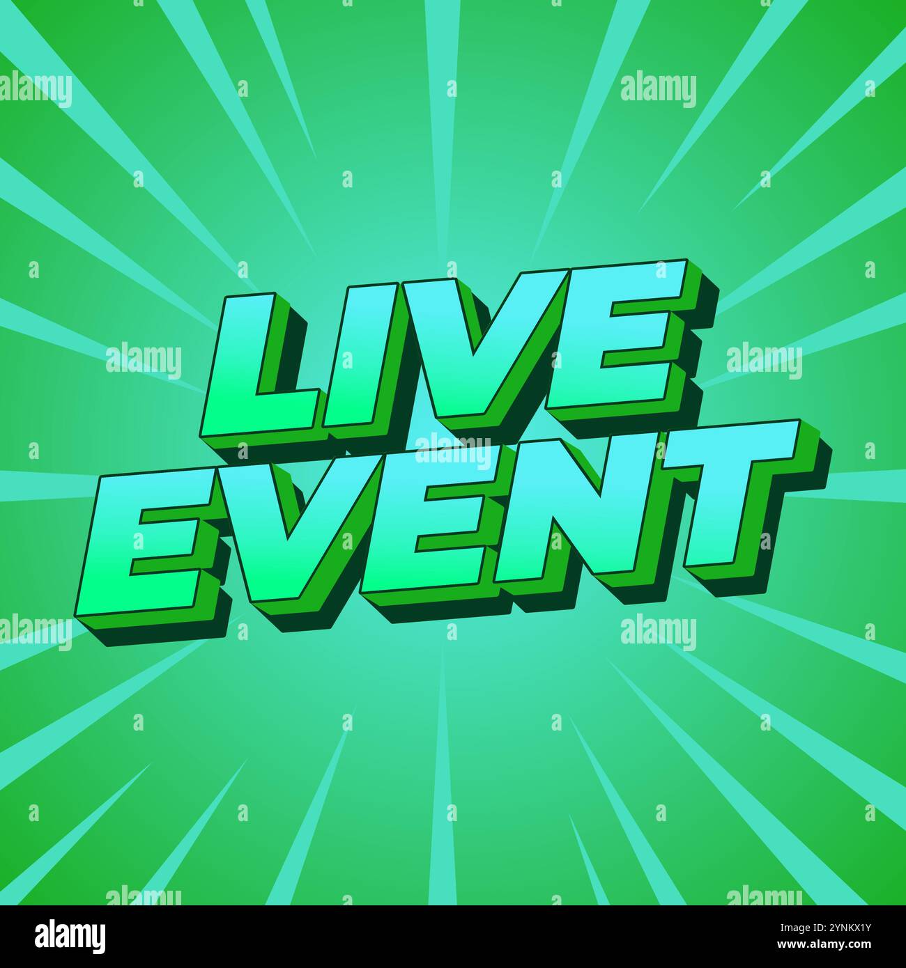 Music concert stage 3d green Stock Vector Images - Alamy