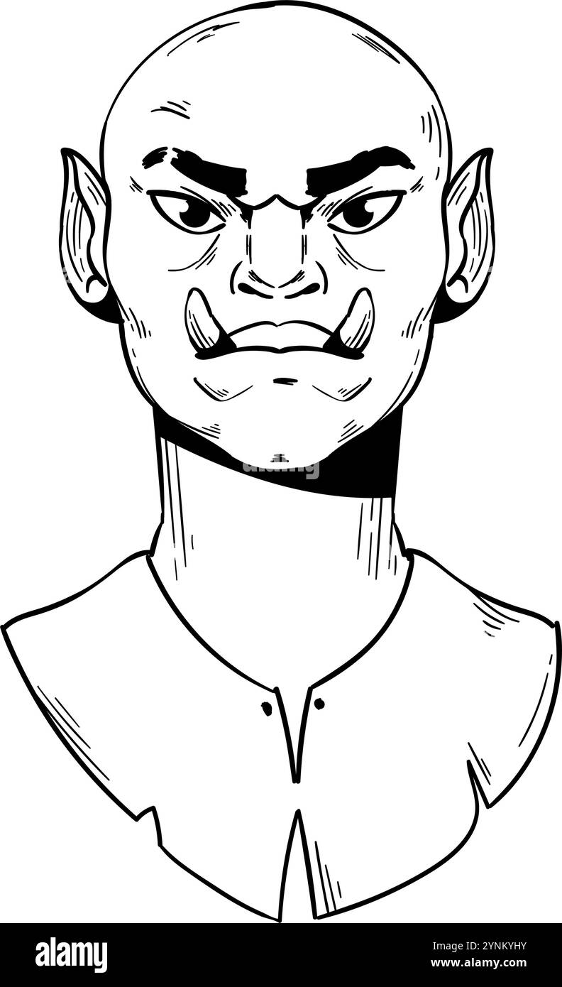 fantasy elf man Stock Vector Image & Art - Alamy