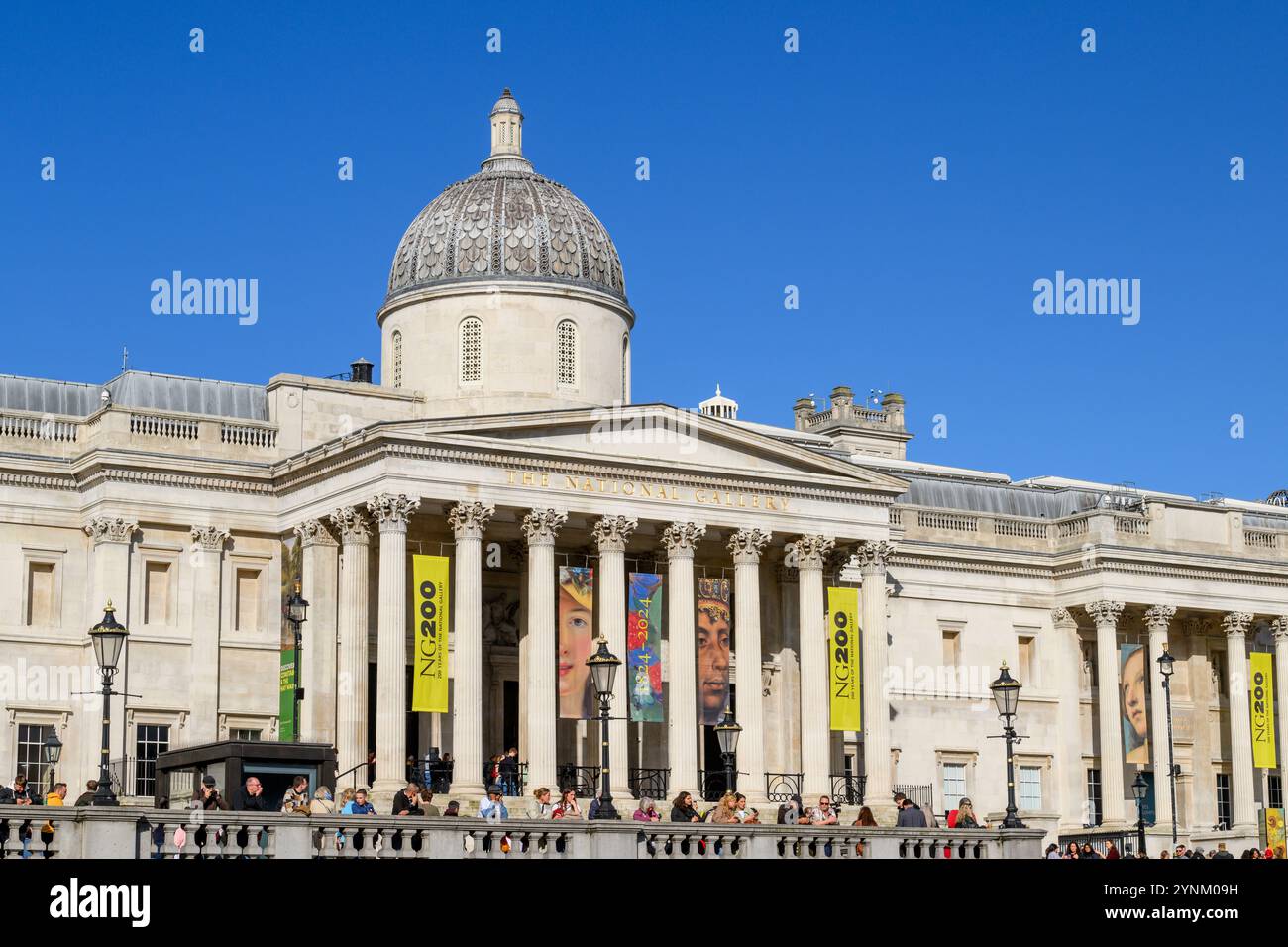 The National Gallery, Trafalgar Square, London, UK. 19 Oct 2024 Stock ...