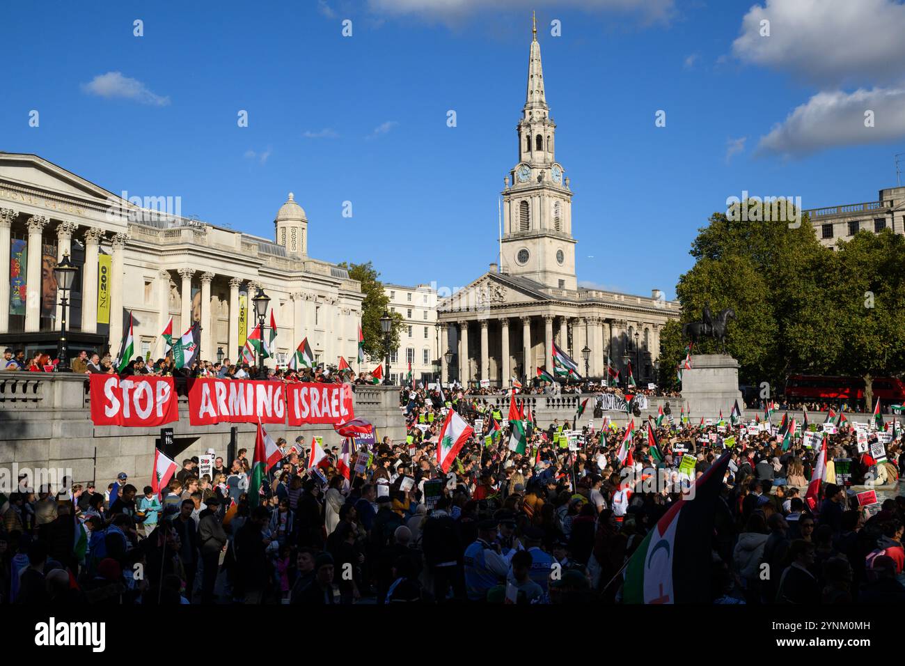 A rally of Pro-Palestine protesters, calling for a ceasefire of the ...