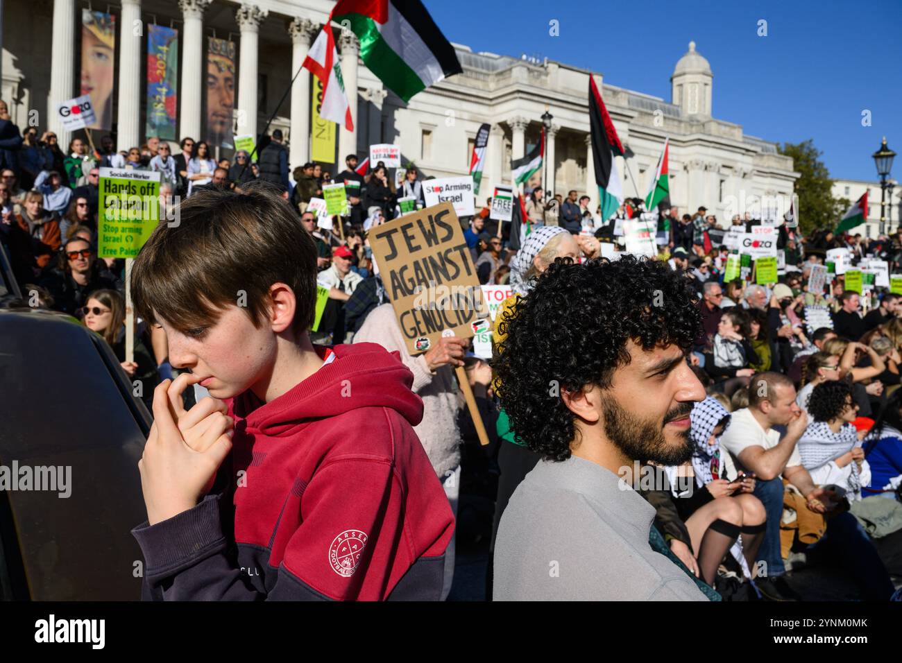 A rally of Pro-Palestine protesters, calling for a ceasefire of the ...