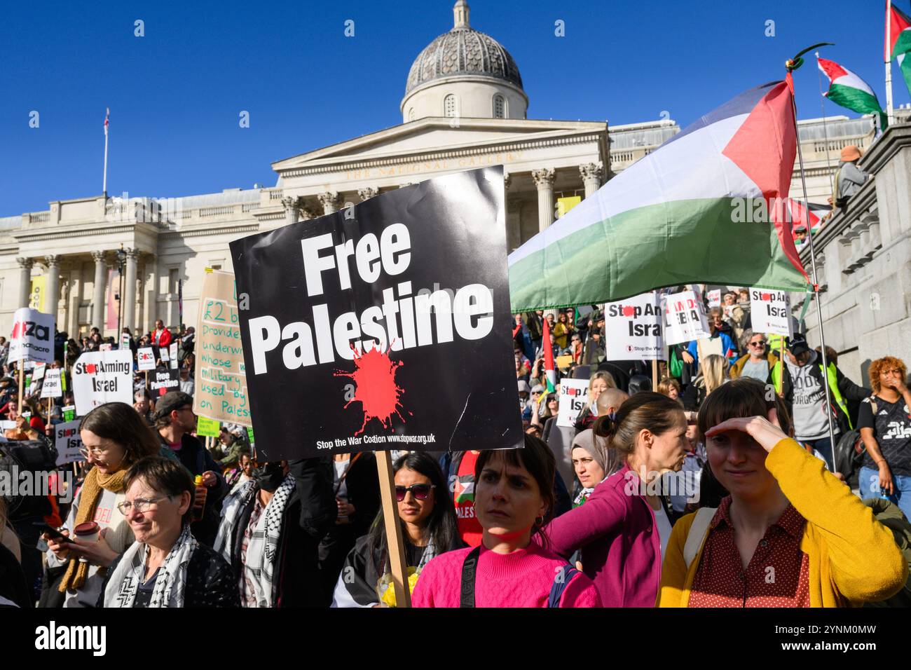 A rally of Pro-Palestine protesters, calling for a ceasefire of the ...