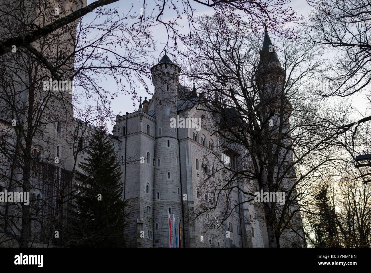Neuschwanstein Castle - A fairy tale in the Alps Stock Photo - Alamy