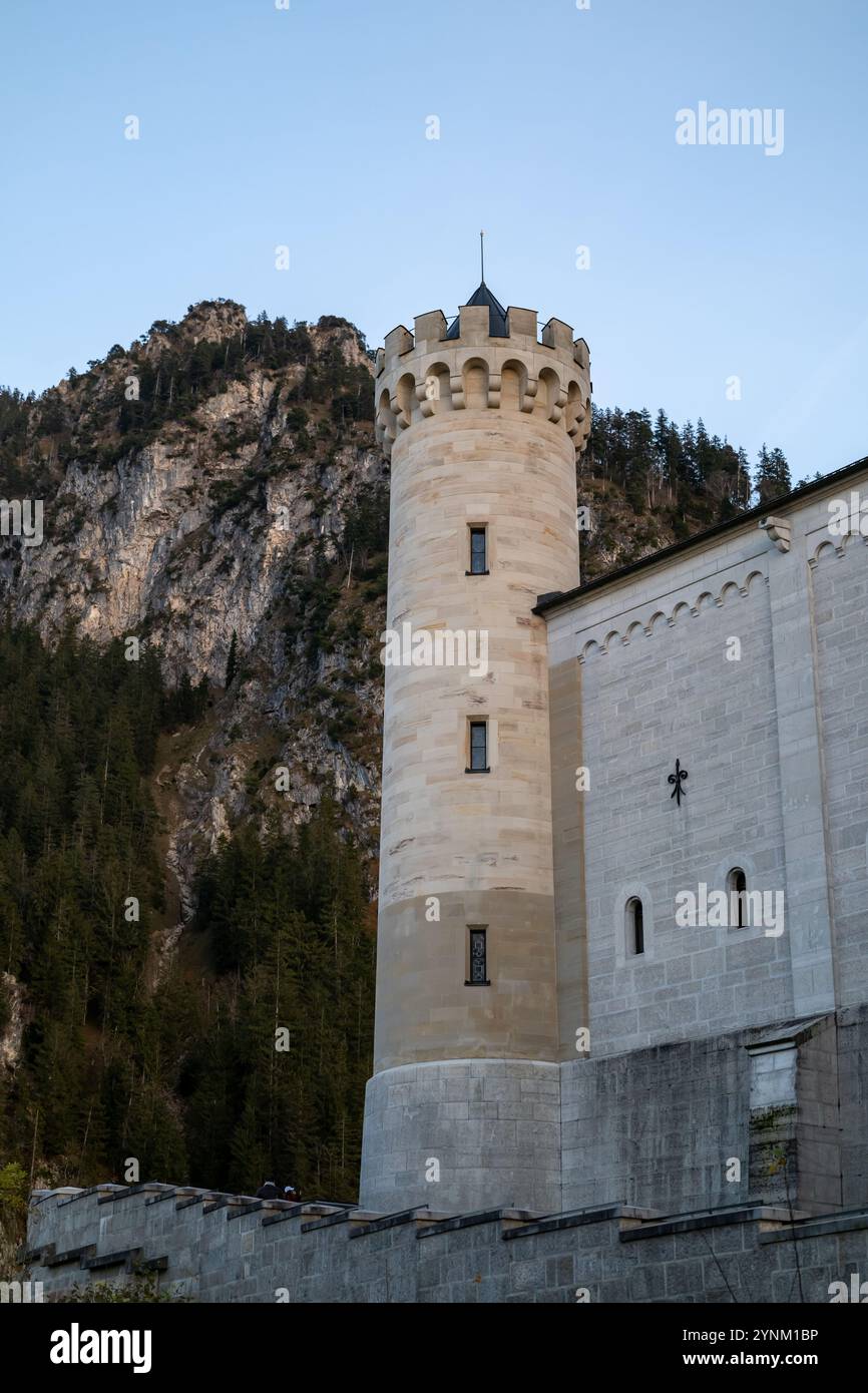 Neuschwanstein Castle - A fairy tale in the Alps Stock Photo - Alamy