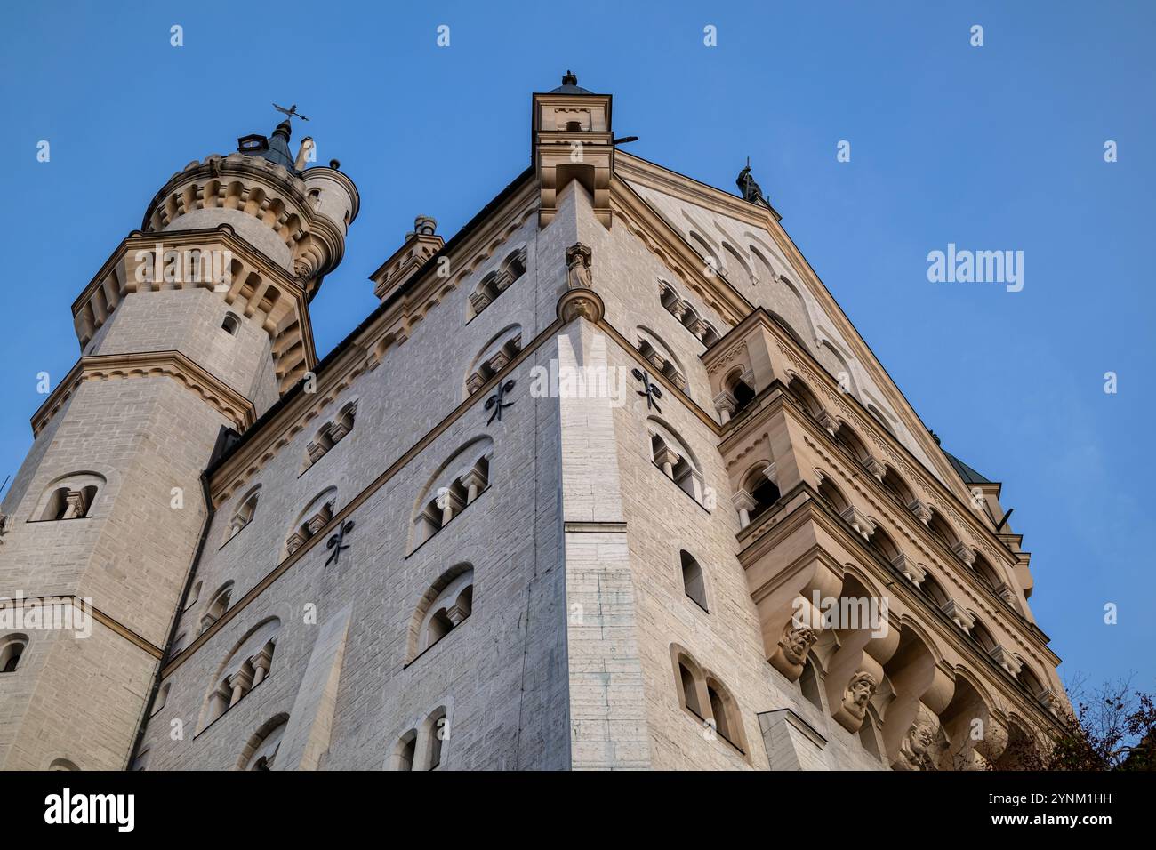 Neuschwanstein Castle - A fairy tale in the Alps Stock Photo - Alamy