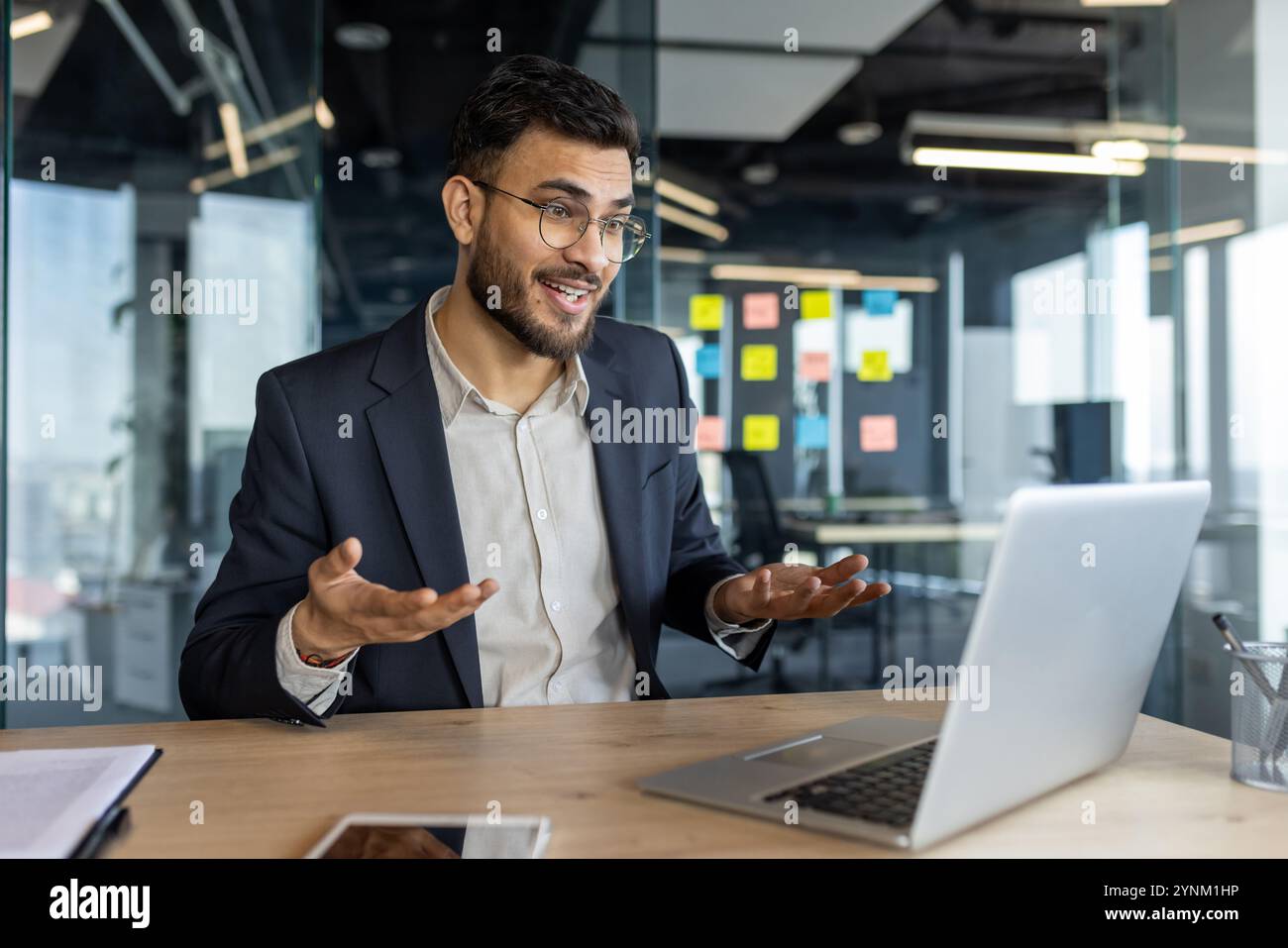 Engaging in virtual meeting hi-res stock photography and images - Alamy