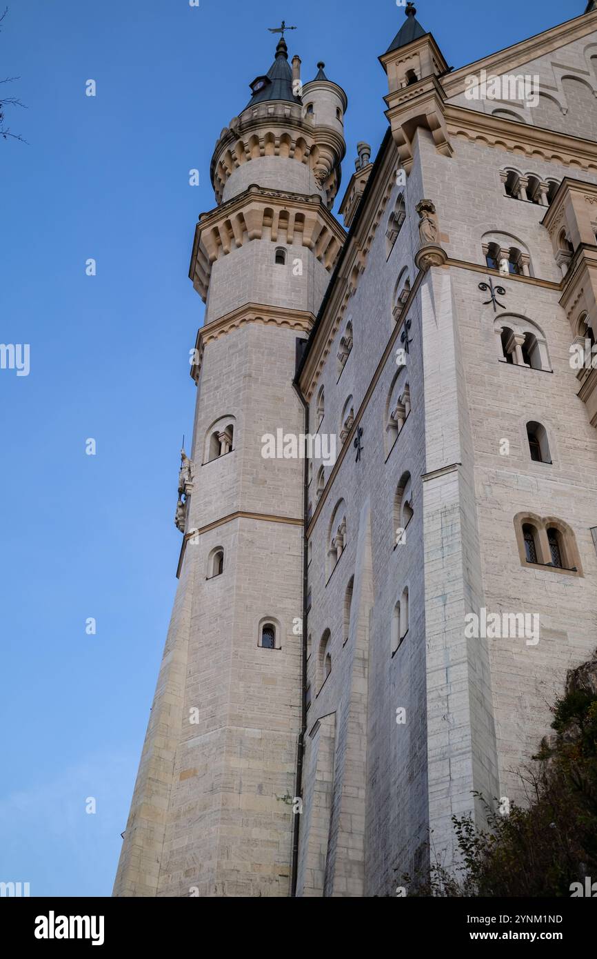 Neuschwanstein Castle - A fairy tale in the Alps Stock Photo - Alamy