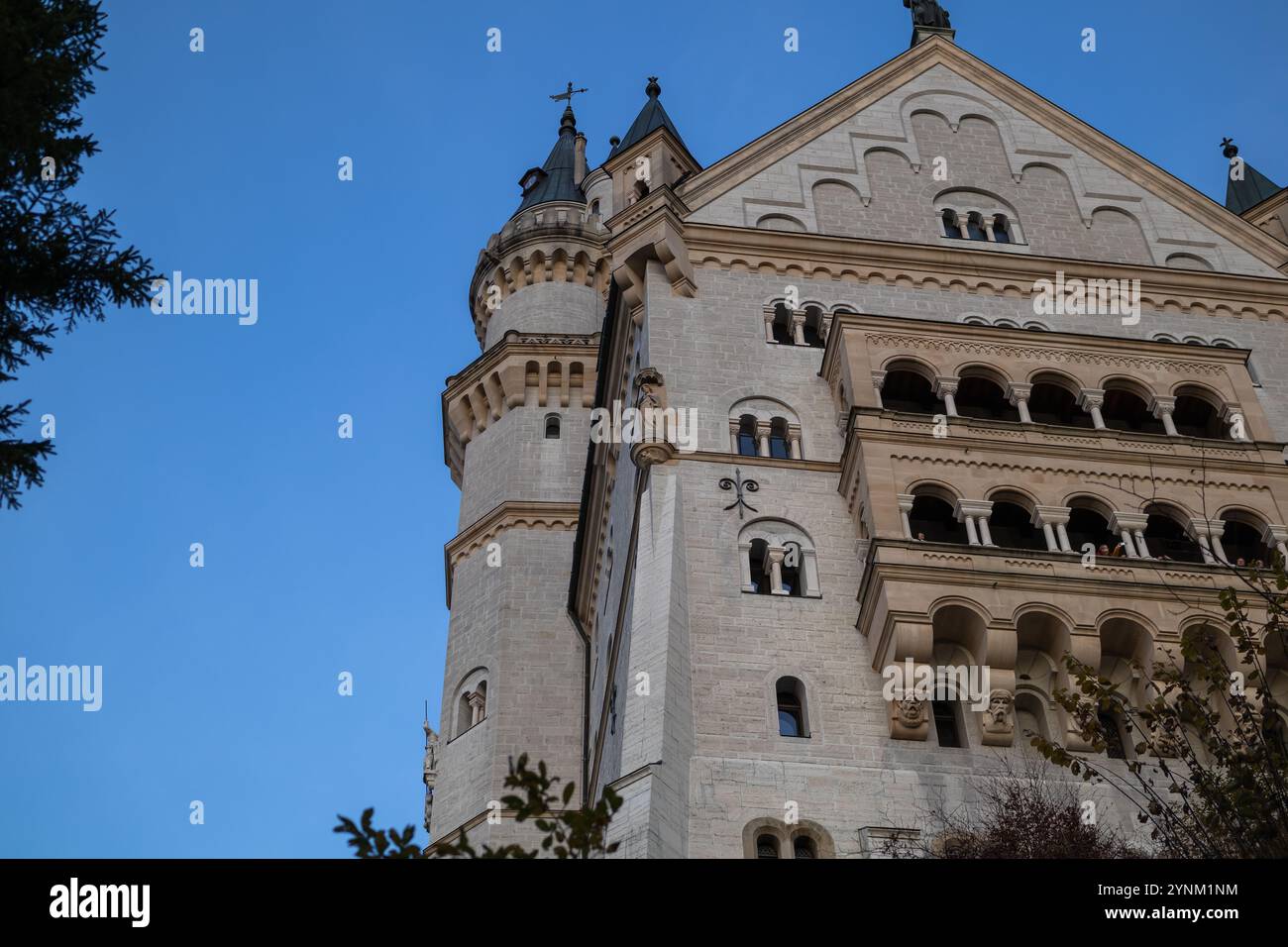 Neuschwanstein Castle - A fairy tale in the Alps Stock Photo - Alamy
