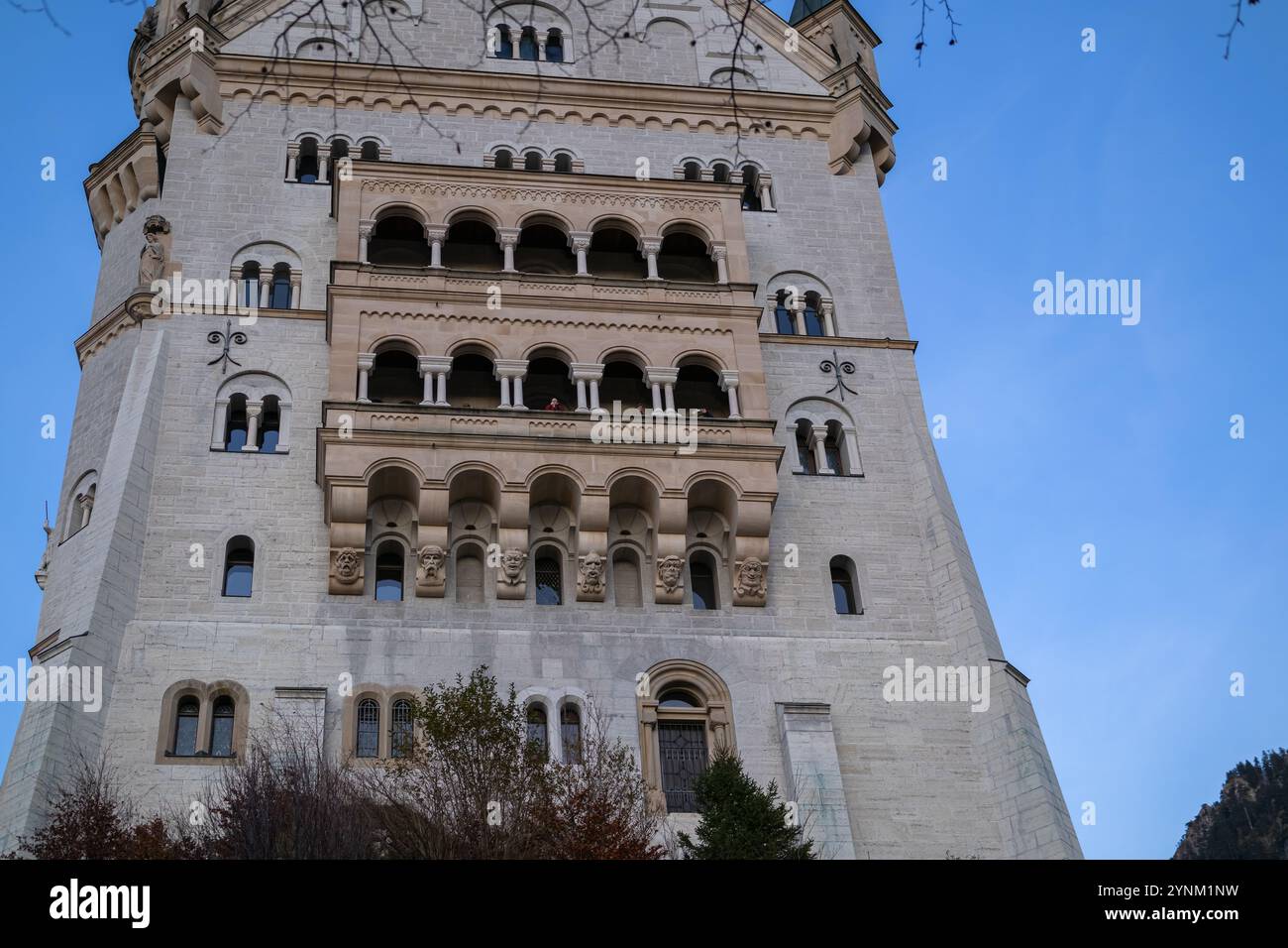 Neuschwanstein Castle - A fairy tale in the Alps Stock Photo - Alamy