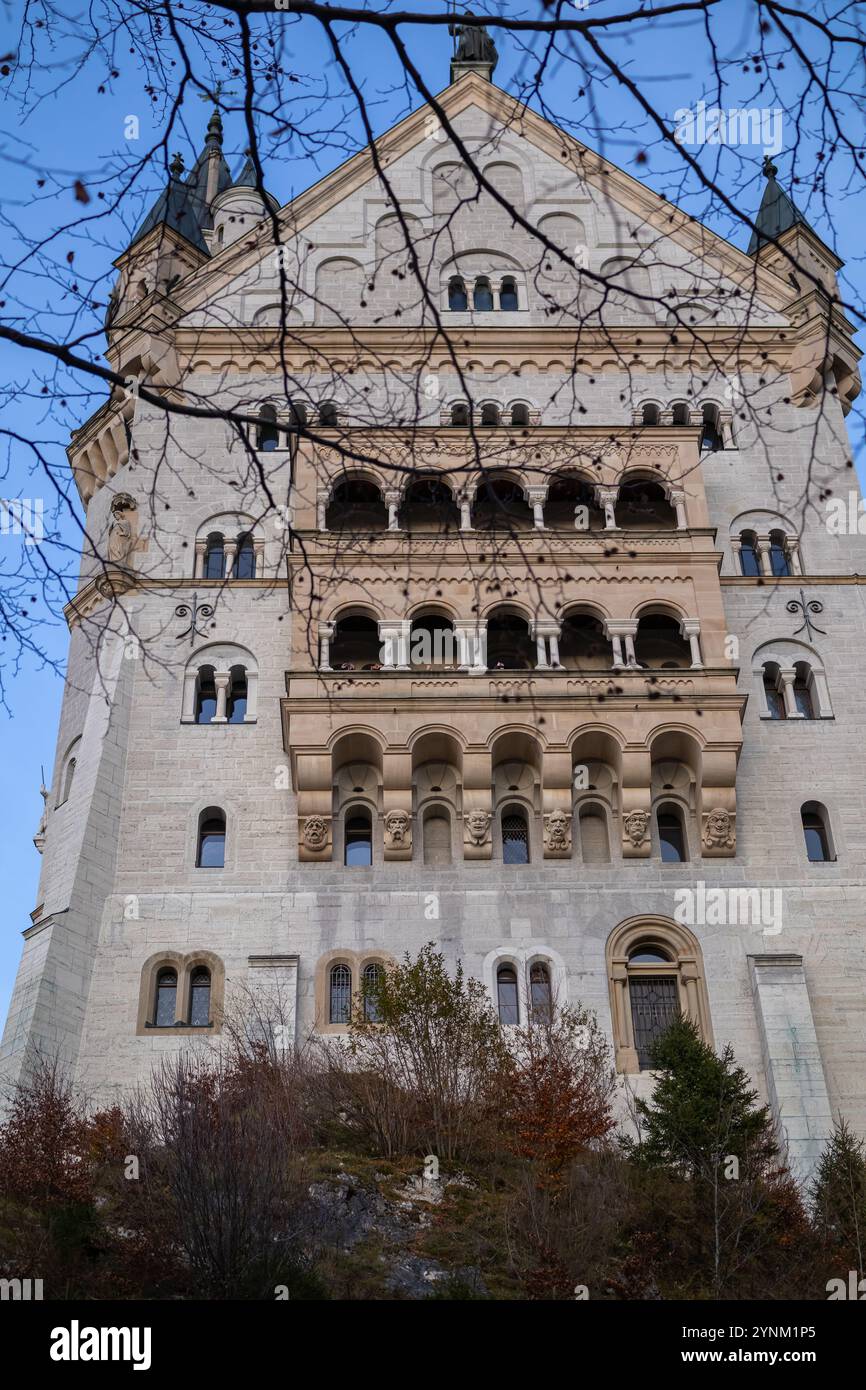Neuschwanstein Castle - A fairy tale in the Alps Stock Photo - Alamy