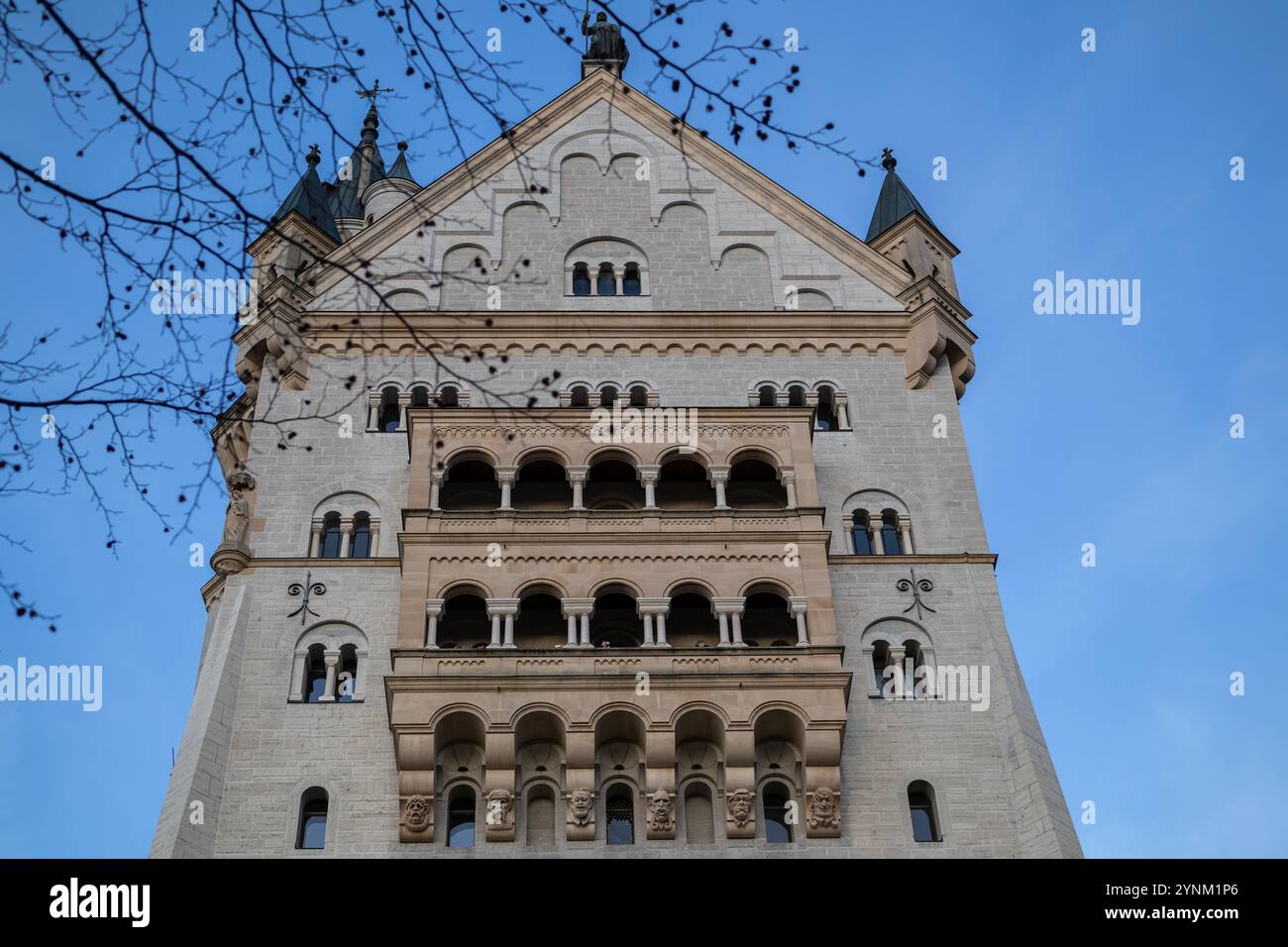 Neuschwanstein Castle - A fairy tale in the Alps Stock Photo - Alamy