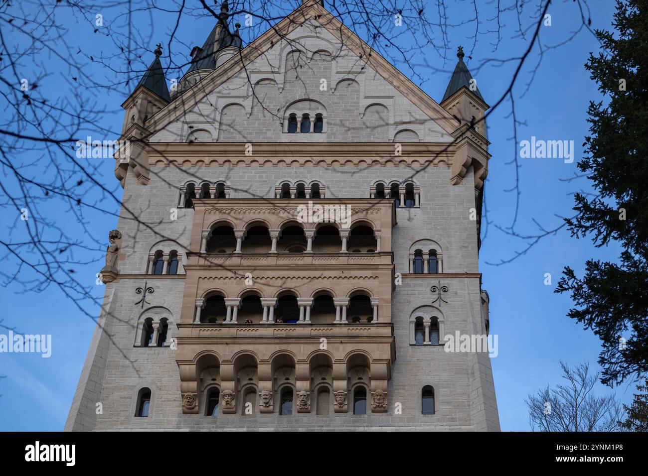 Neuschwanstein Castle - A fairy tale in the Alps Stock Photo - Alamy