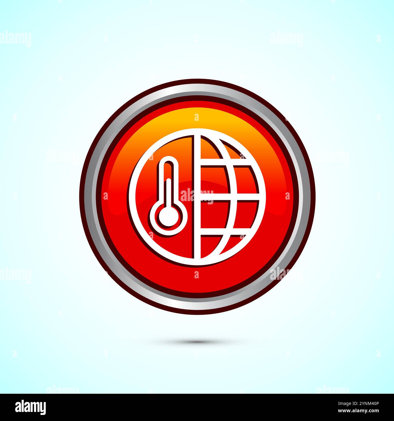 Climate change icon design, Global warming, Earth temperature icon ...