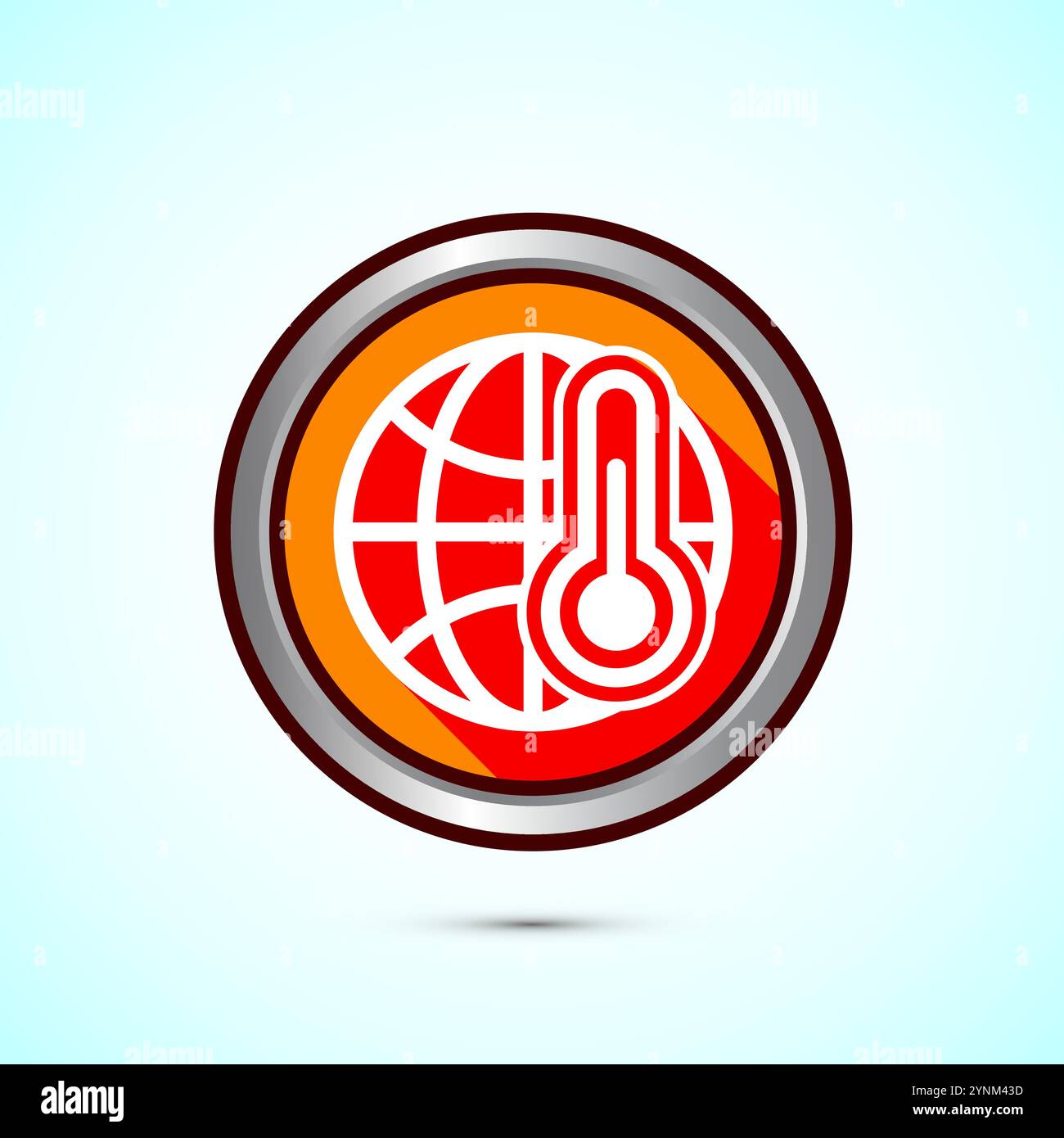 Climate change icon design, Global warming, Earth temperature icon ...