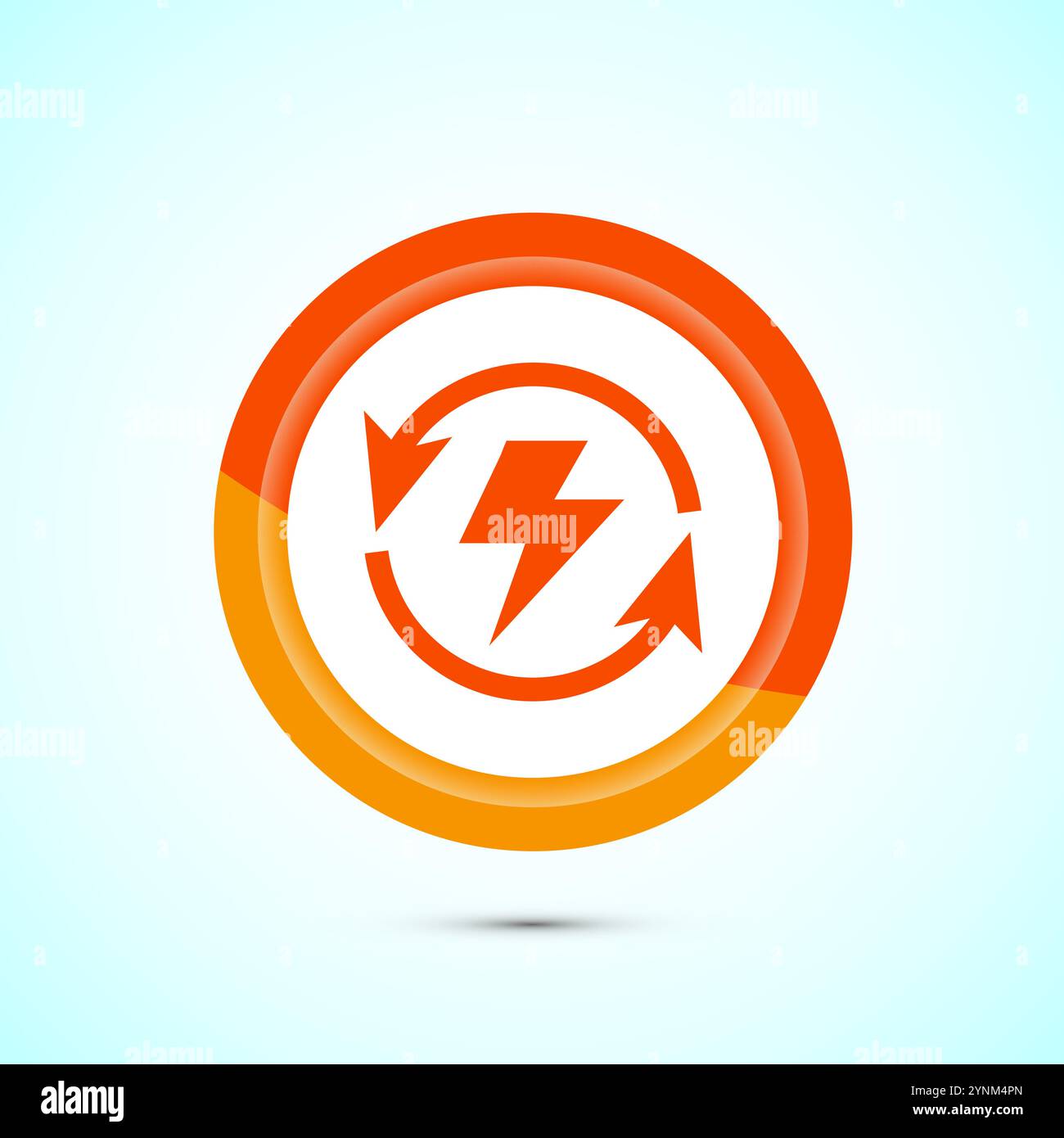 Renewable energy icon design illustration. Renewable power sign symbol ...