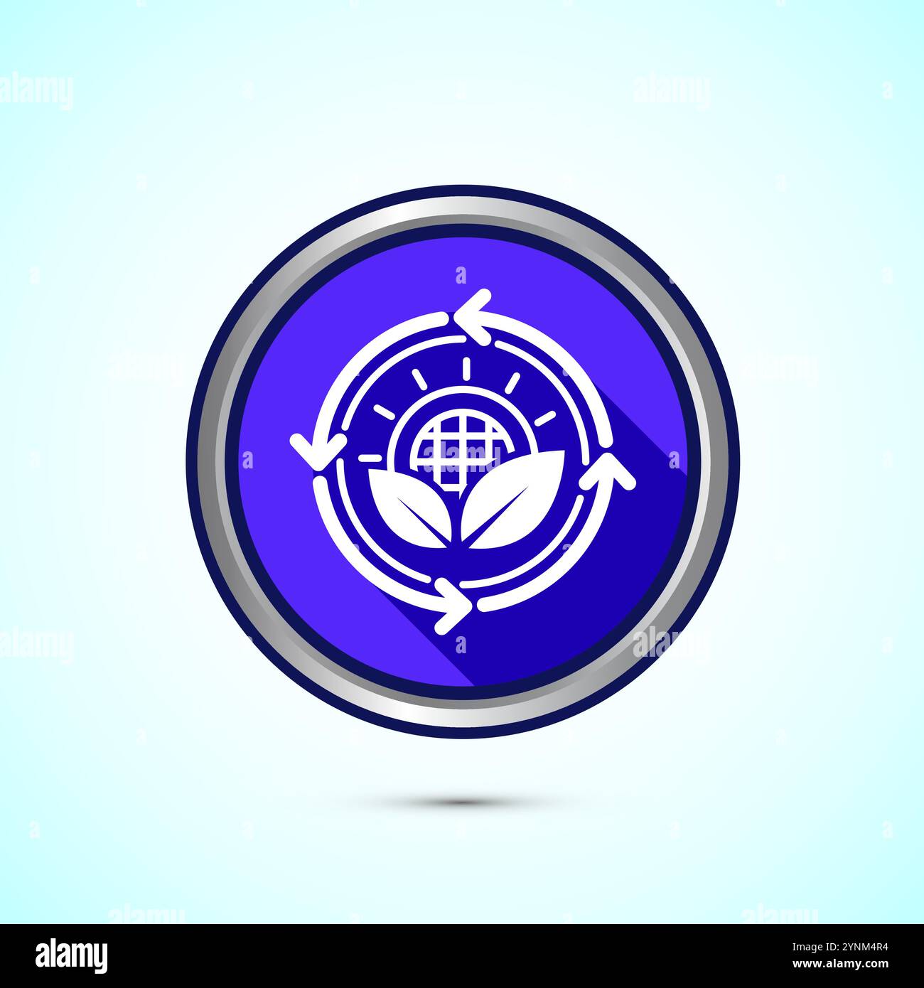 Renewable energy icon design illustration. Renewable power sign symbol ...