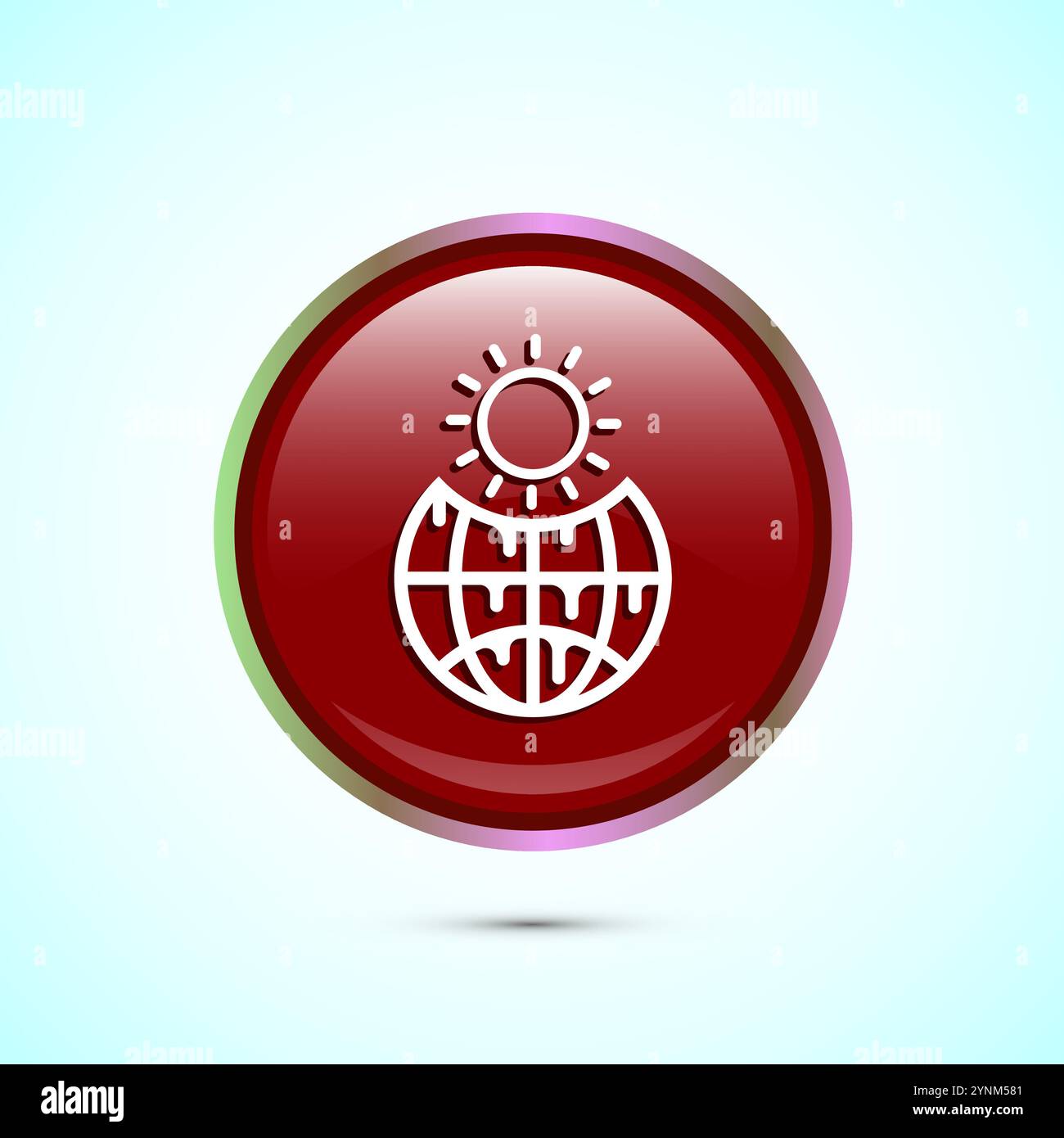 Climate change icon design, Global warming, Earth temperature icon ...