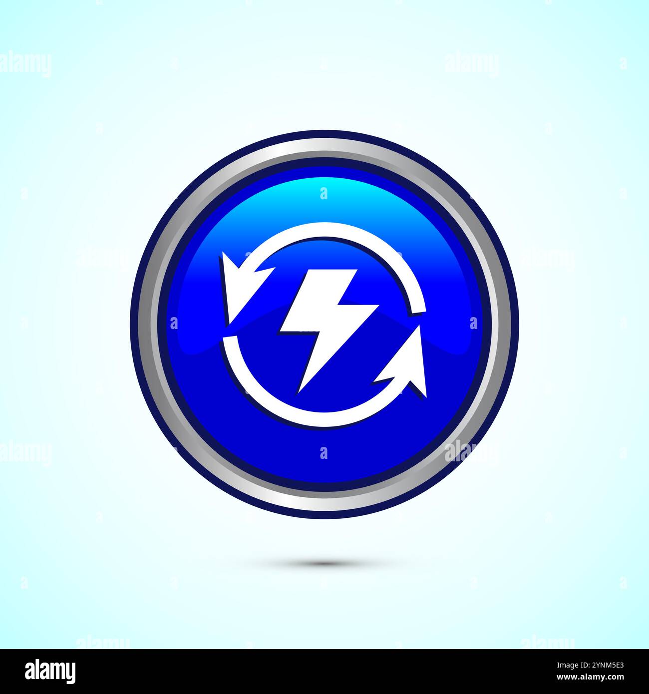 Renewable energy icon design illustration. Renewable power sign symbol ...