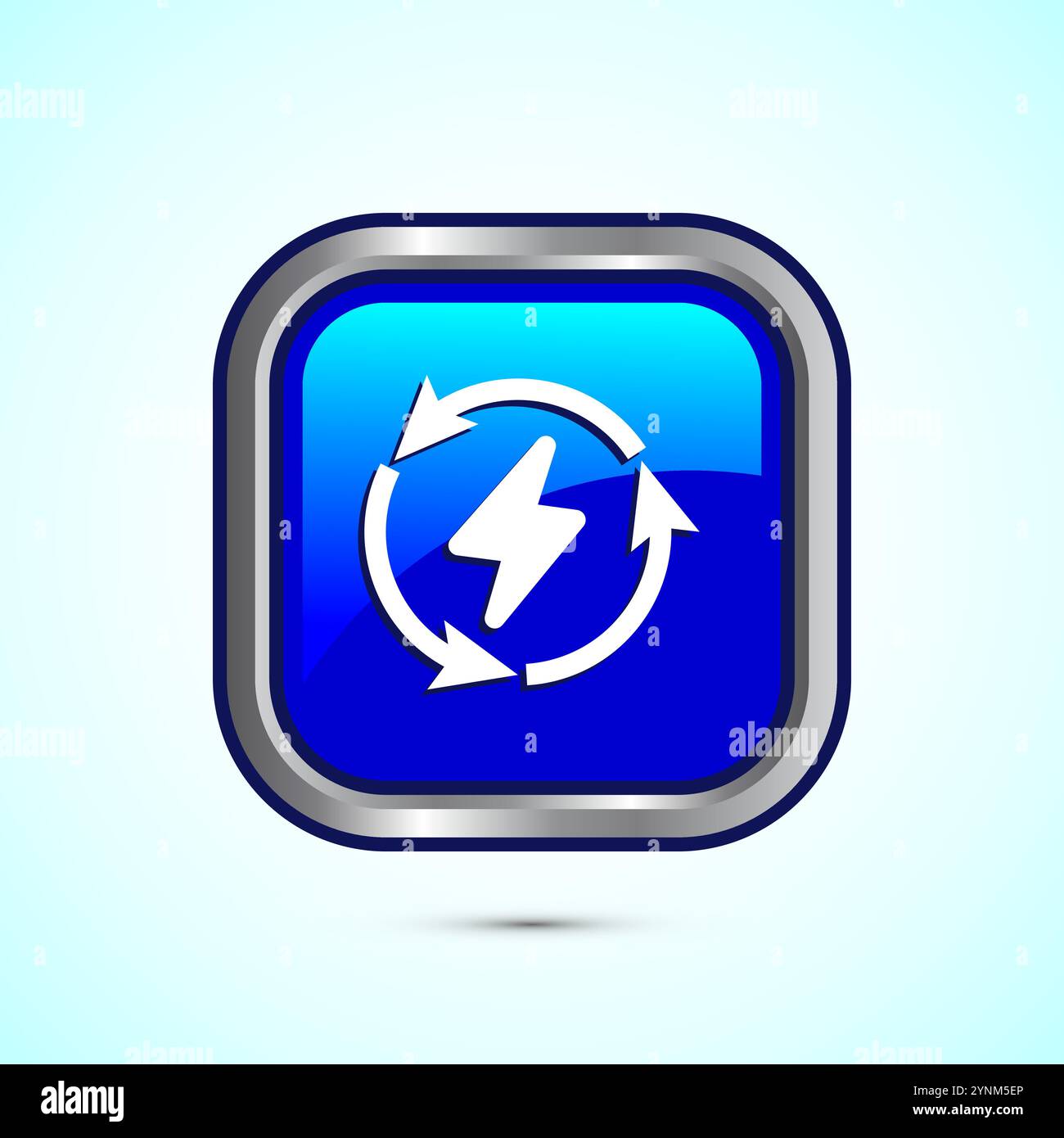 Renewable energy icon design illustration. Renewable power sign symbol ...