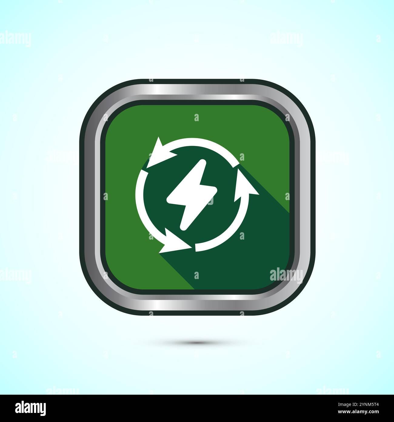 Renewable energy icon design illustration. Renewable power sign symbol ...