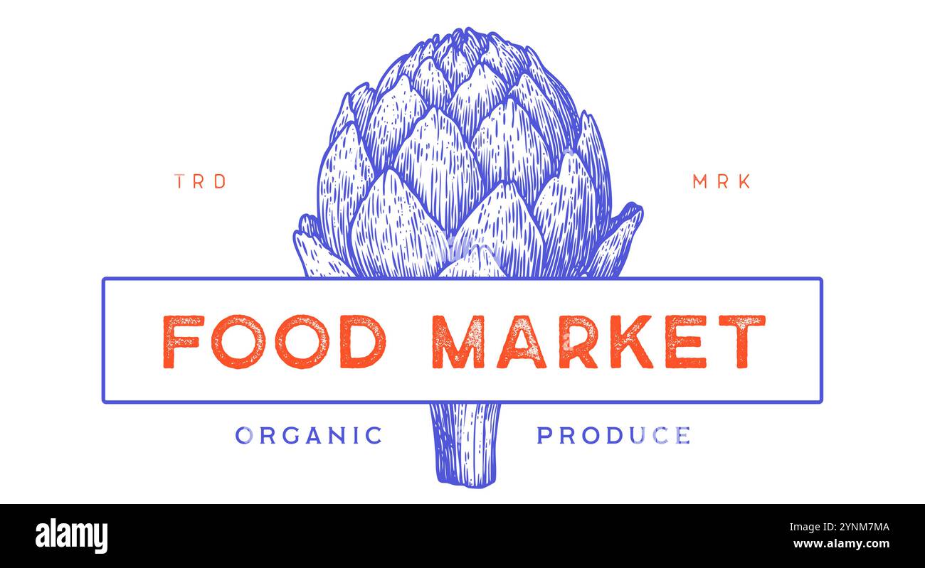 Vector logo artichoke Stock Vector Images - Alamy