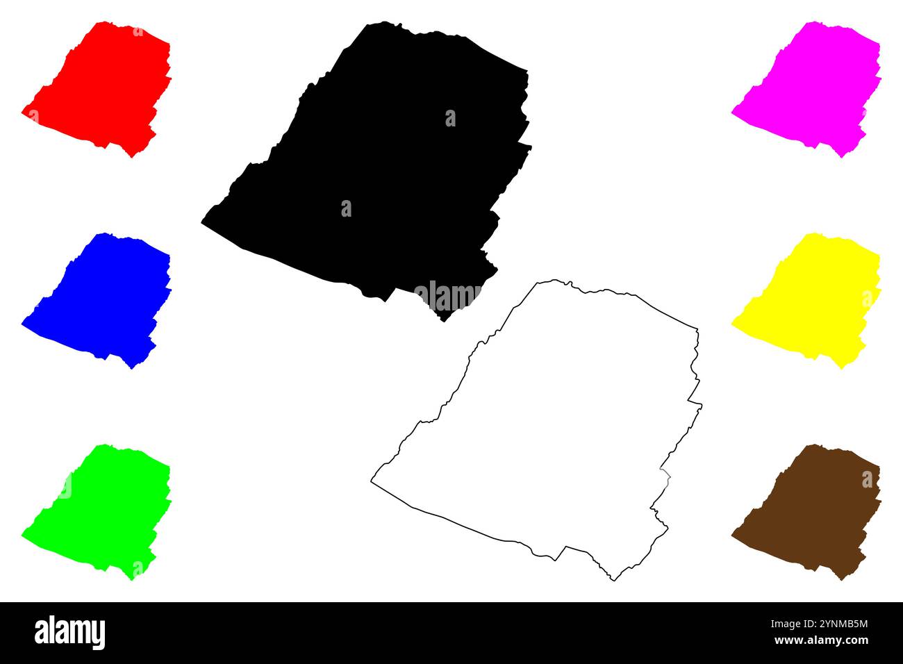 Map of romney west virginia Stock Vector Images - Alamy