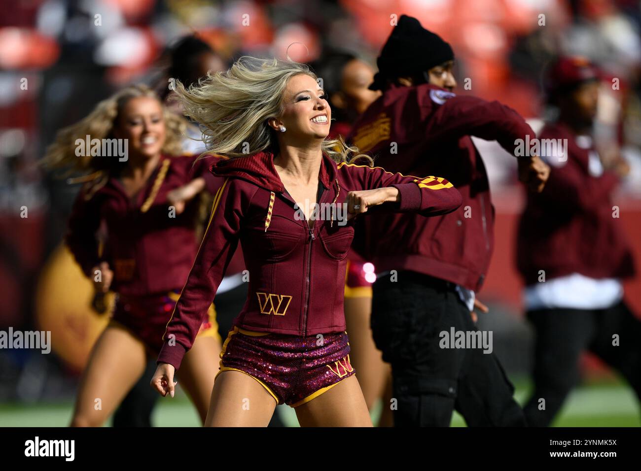 The Command Force performs before an NFL football game between the ...