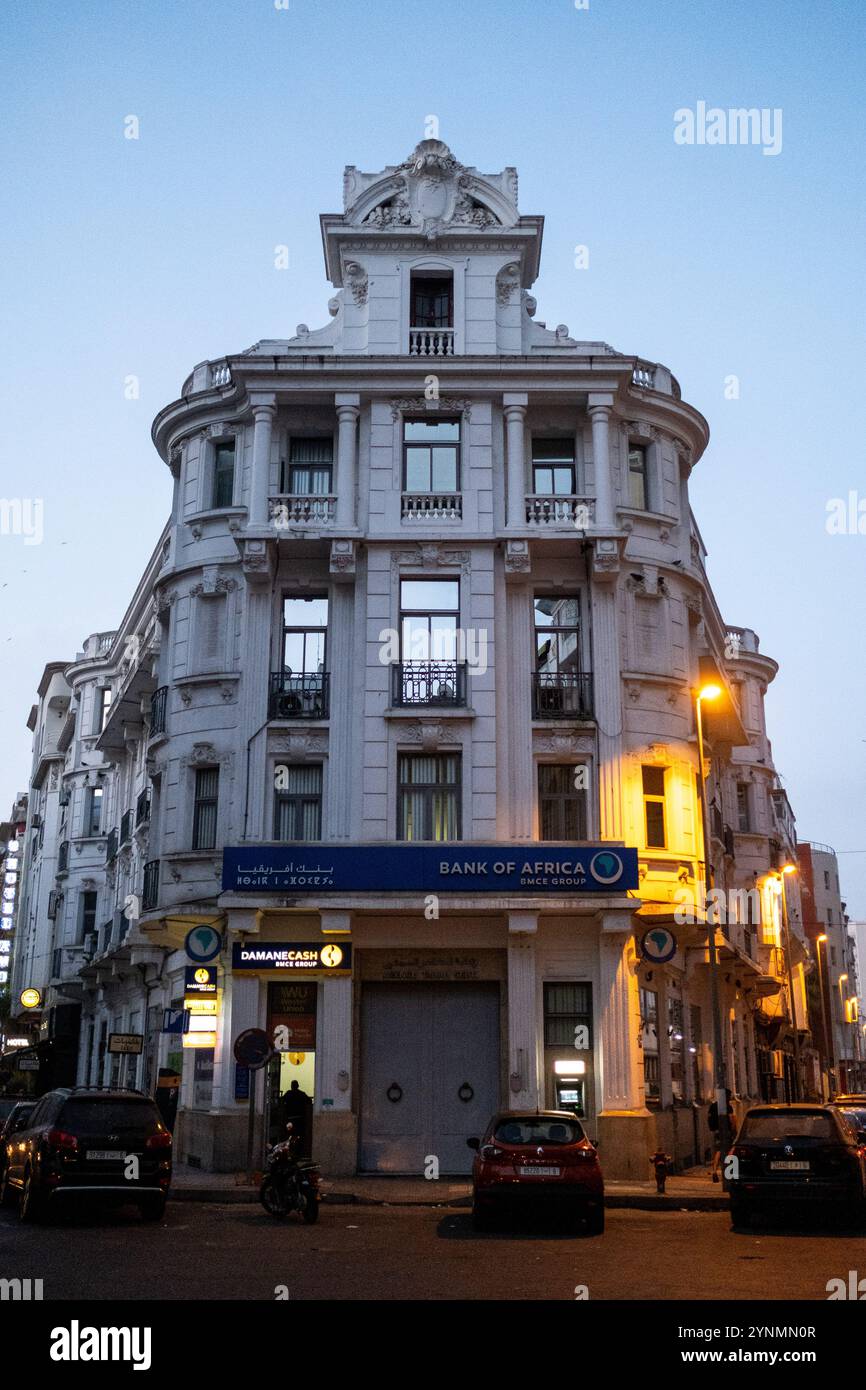 Residential building of neo-Moorish architecture showing the density of ...