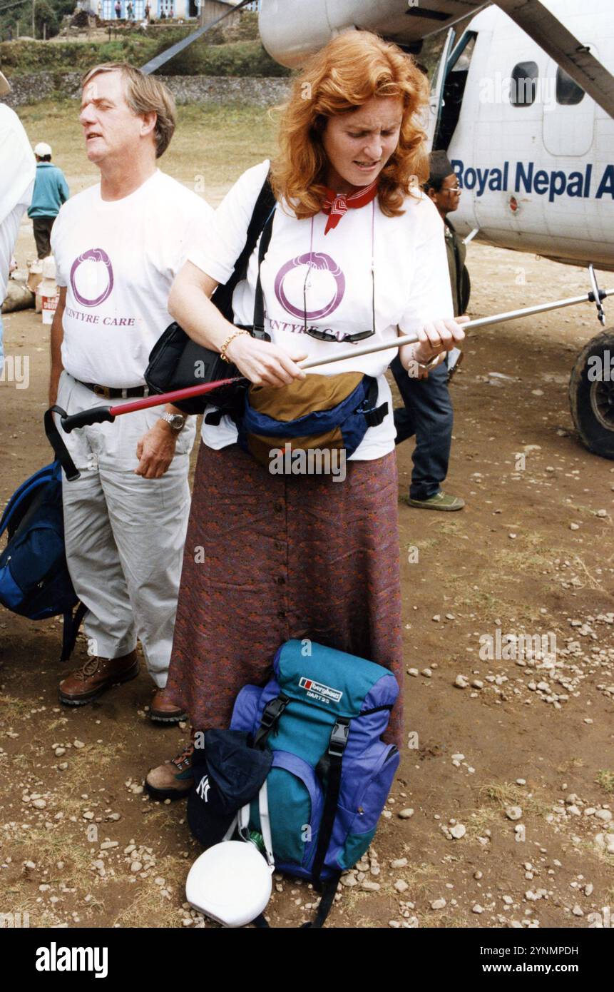 12 Ottobre 1993 Nepal Archivio Storico Olycom/LaPresse Sarah, duchessa ...