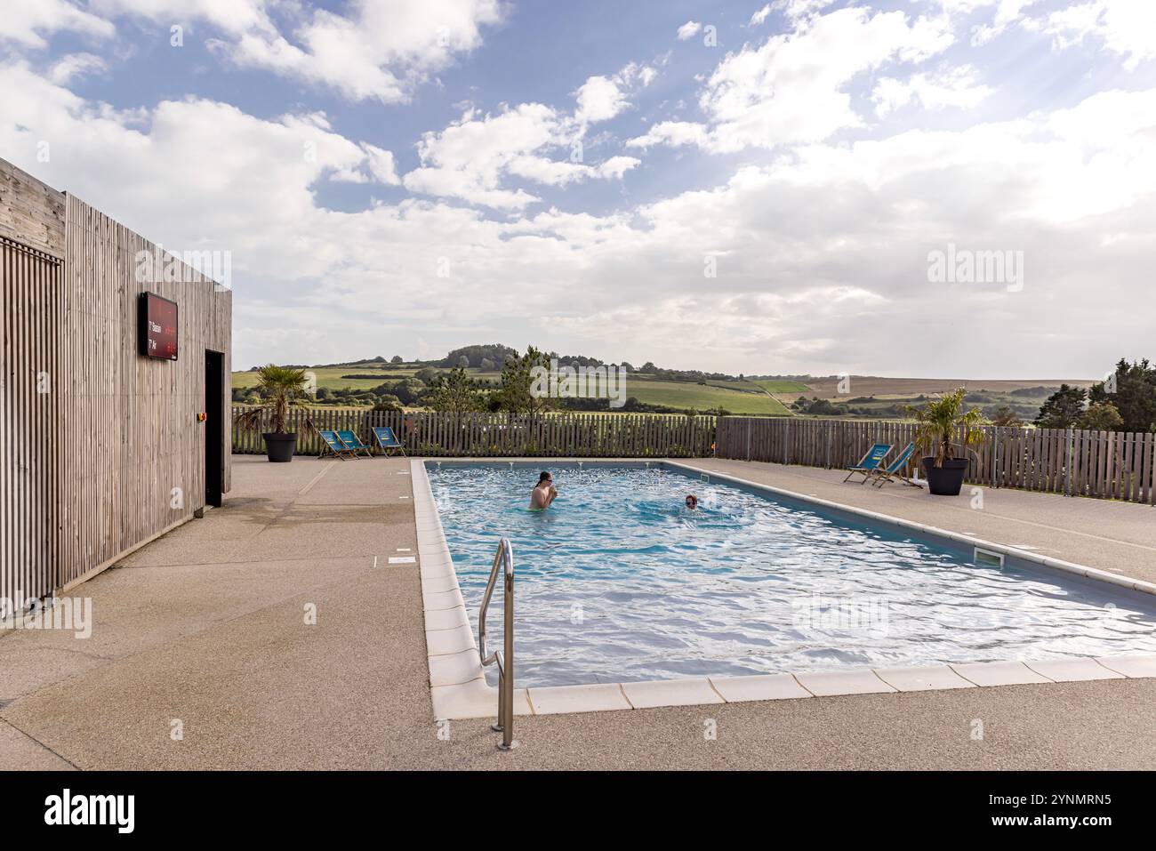 France campsite swimming pool hi-res stock photography and images - Alamy