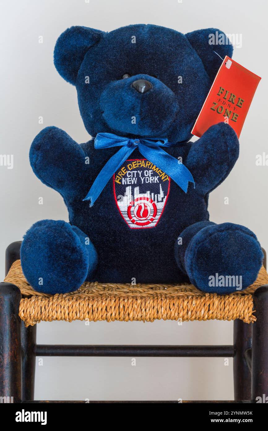 Fire Department City of New York Teddy Bear soft cuddly toy - sold to ...