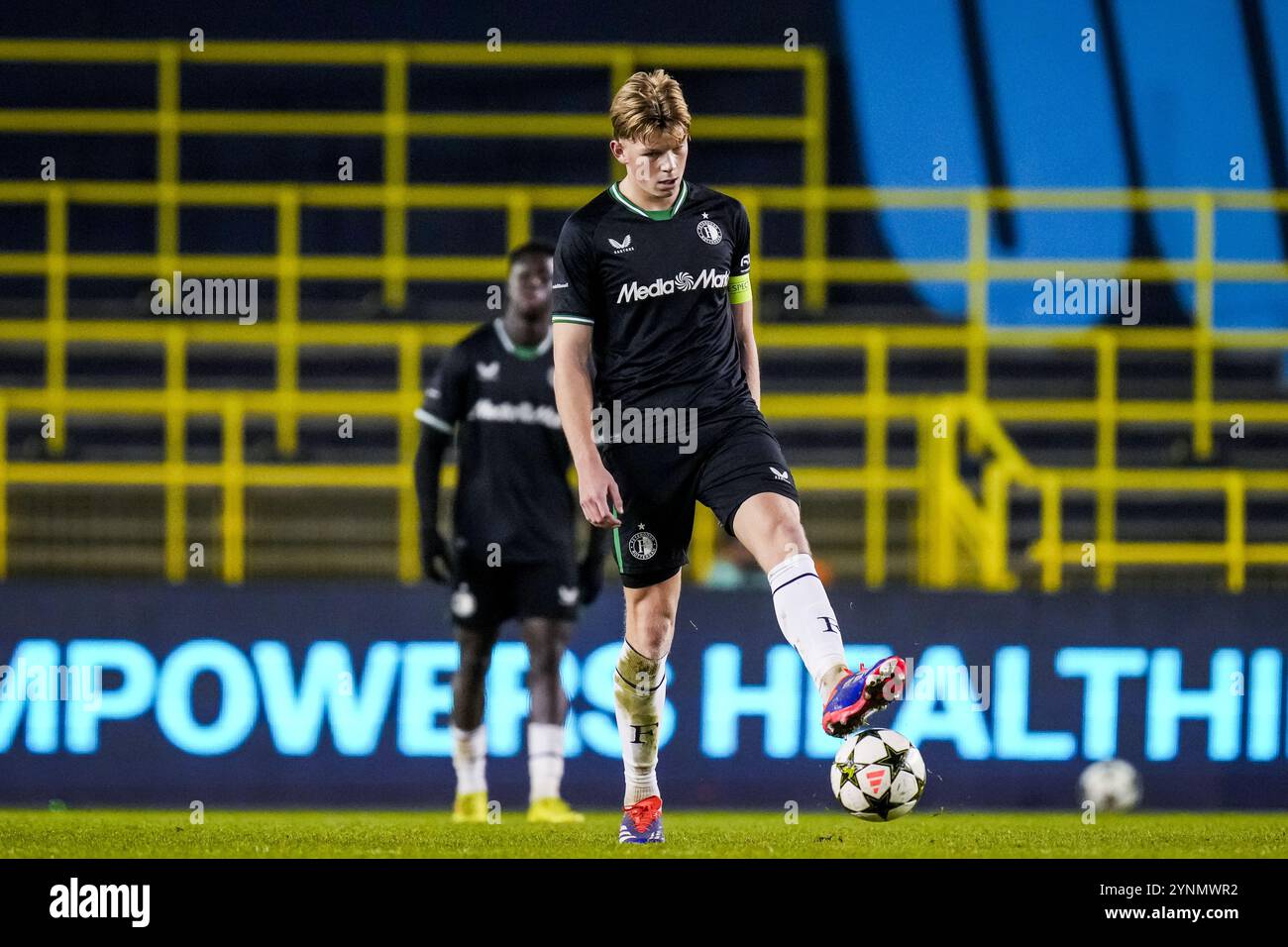 Manchester - Jan Plug of Feyenoord O19 during the fifth round of new ...