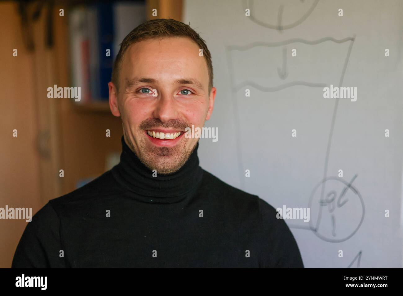 PRODUCTION - 26 November 2024, Schleswig-Holstein, Eckernförde: Patrick ...