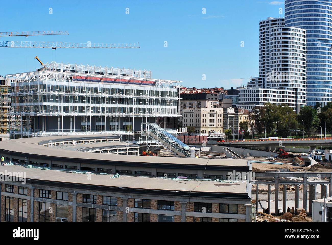 Construction, reconstructions and restoring in place of old railway ...