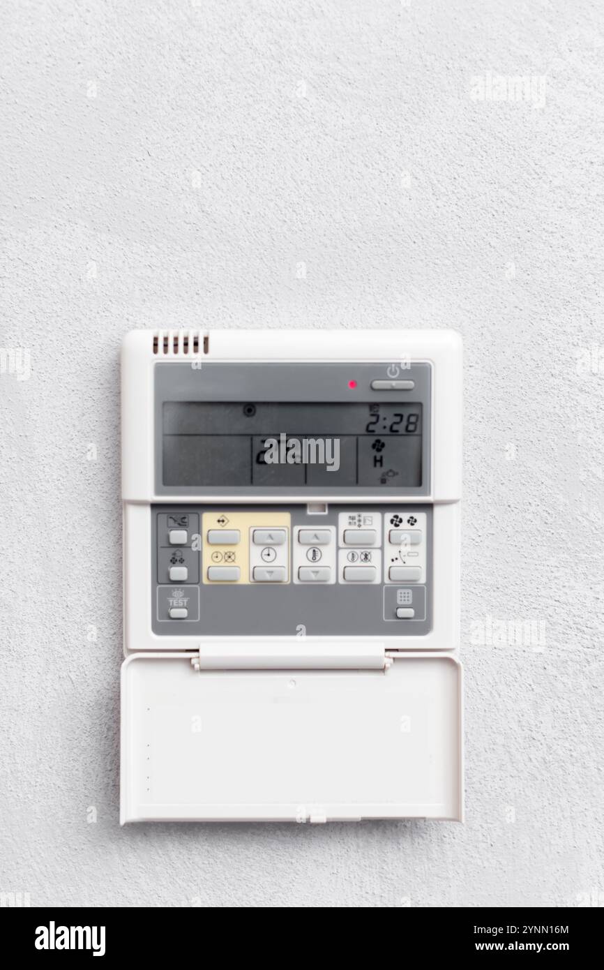 Air Conditioner Remote Control in a hotel room Stock Photo - Alamy