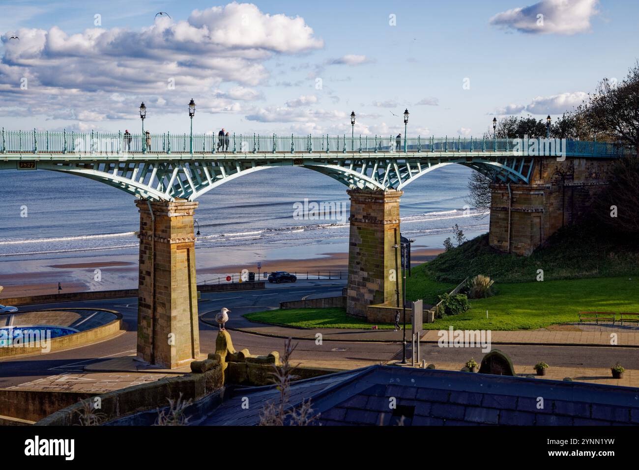 Footbridge cliff sea hi-res stock photography and images - Alamy