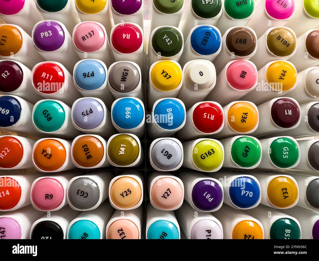 Colorful markers for art and crafting projects Stock Photo - Alamy