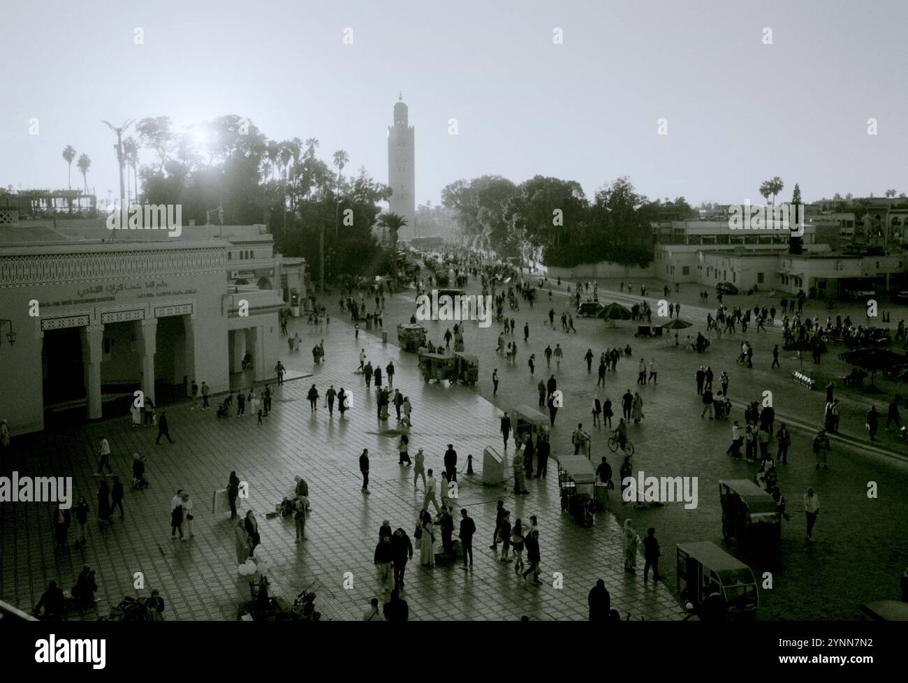 Djemma el Fna. The ancient big square Jemma el Fna in the old city of ...