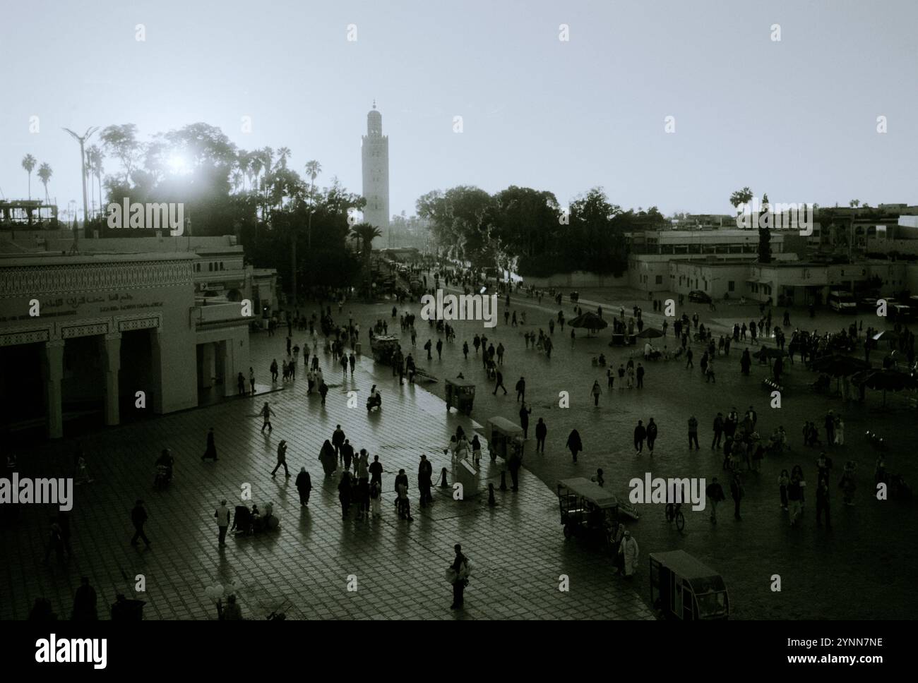 Djemma el Fna. The ancient big square Jemma el Fna in the old city of ...
