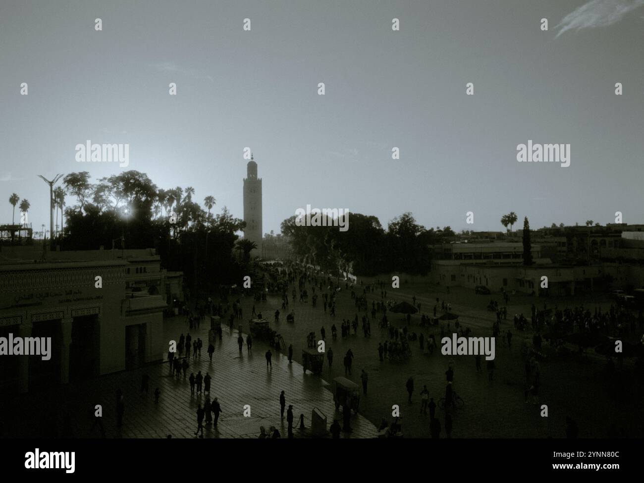 Djemma el Fna. The ancient big square Jemma el Fna in the old city of ...