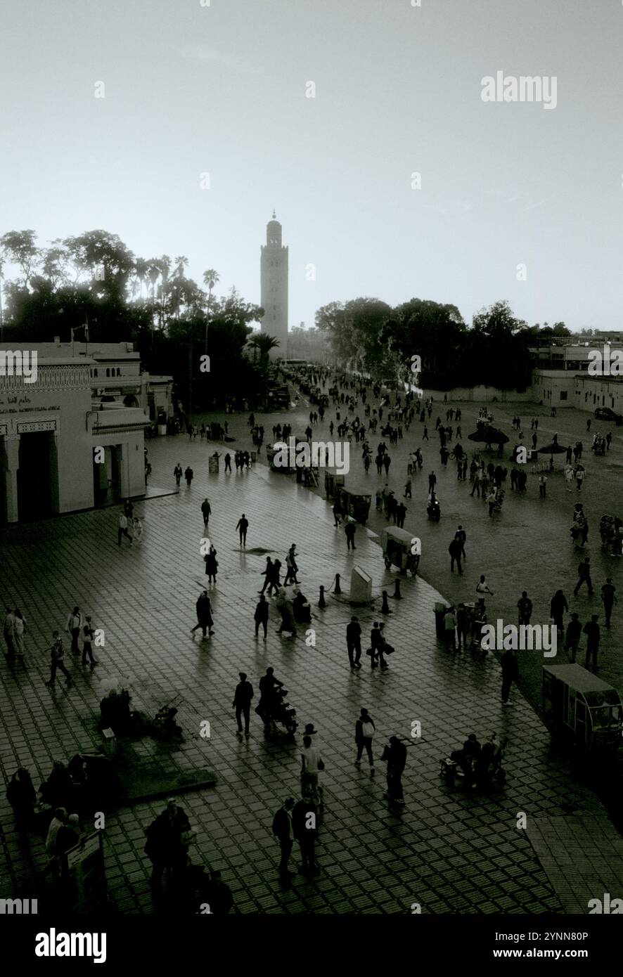 Djemma el Fna. The ancient big square Jemma el Fna in the old city of ...