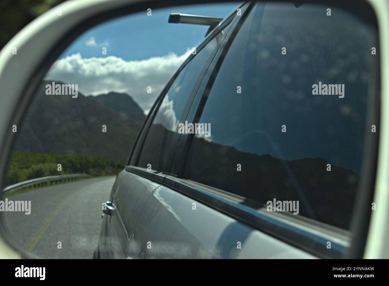 View through car back window hi-res stock photography and images - Alamy