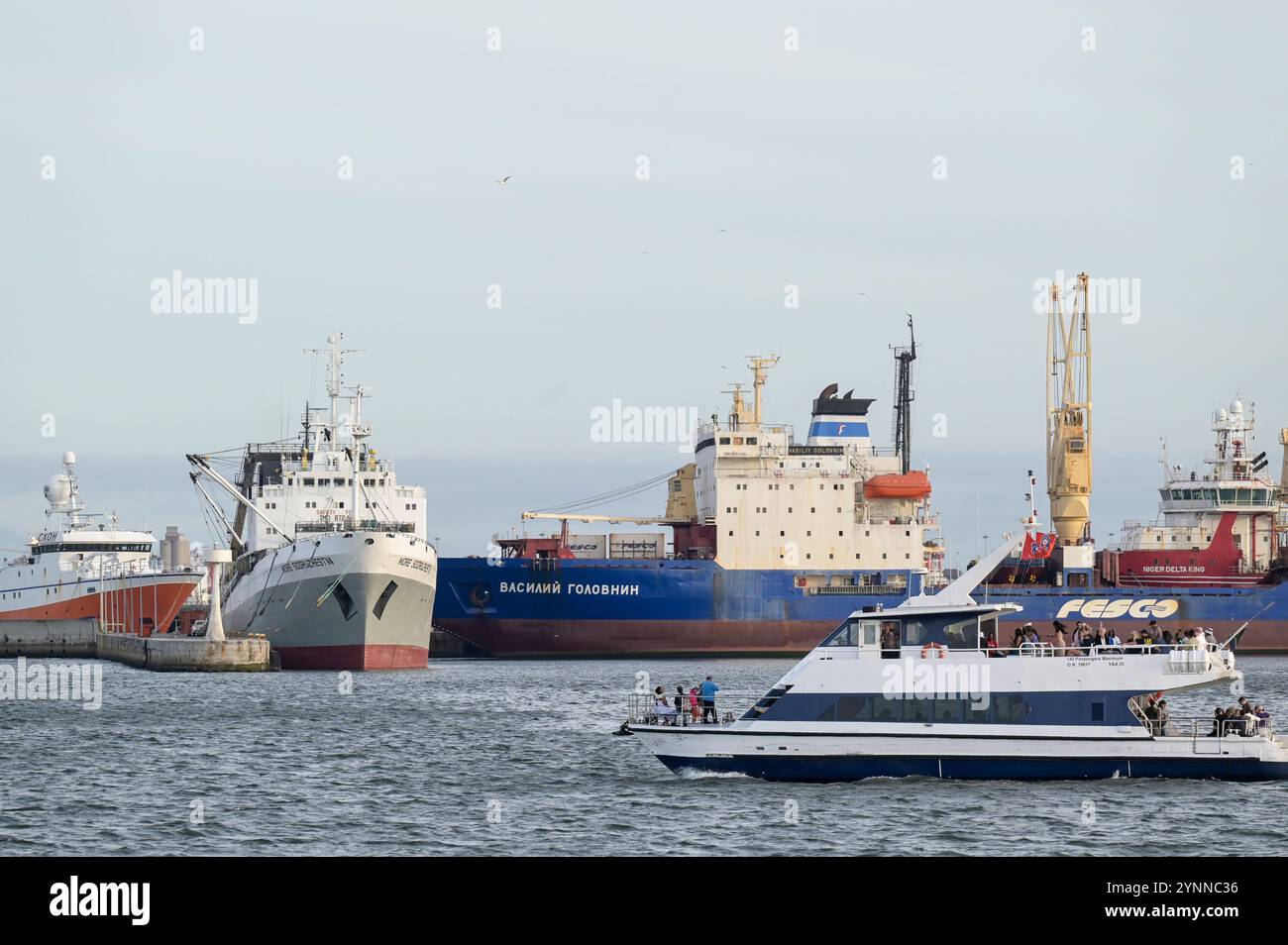 SOUTH AFRICA, Cape Town, port, russian cargo vessel MV More ...