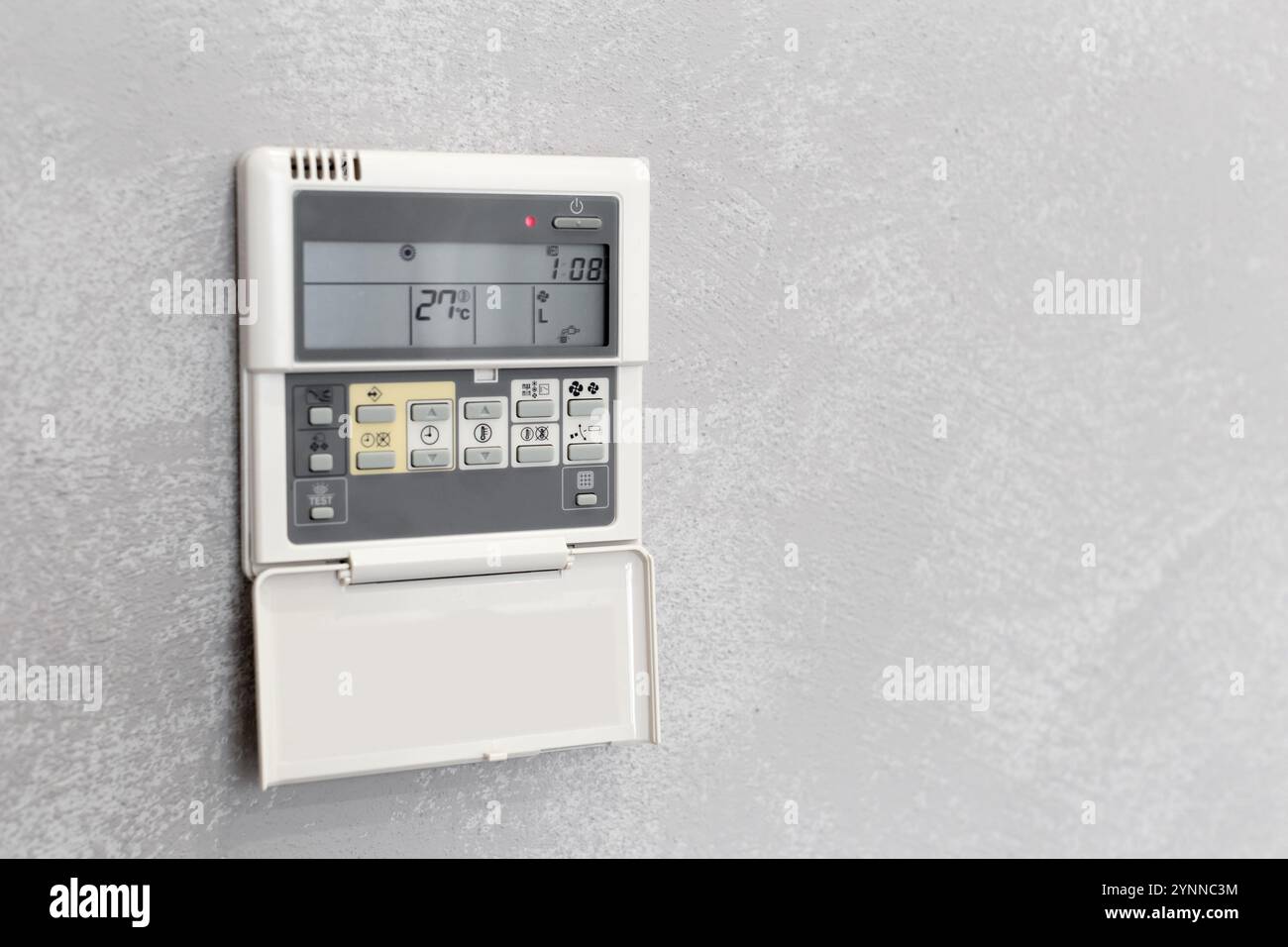 Air Conditioner Remote Control in a hotel room Stock Photo - Alamy