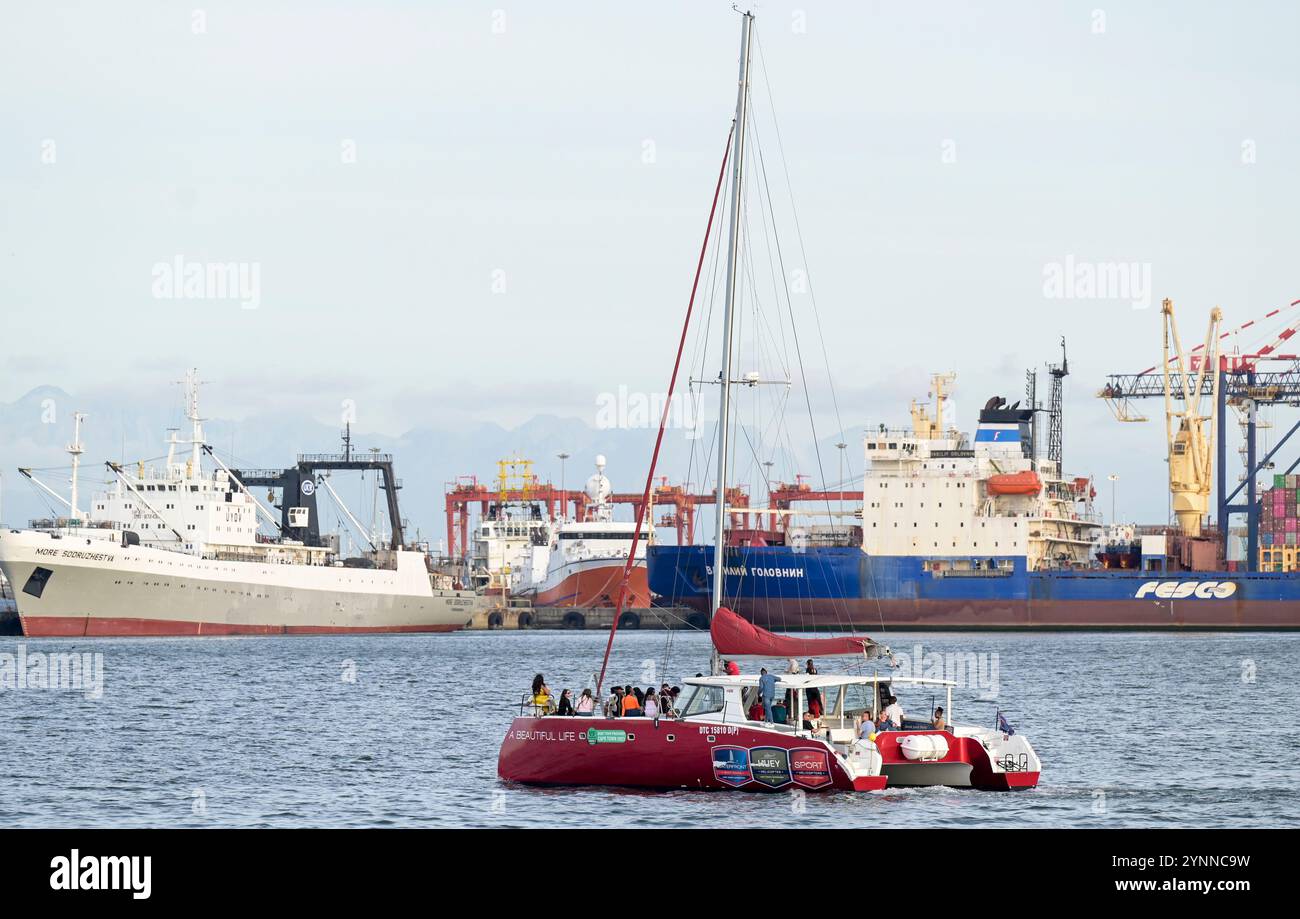 SOUTH AFRICA, Cape Town, port, russian cargo vessel MV More ...
