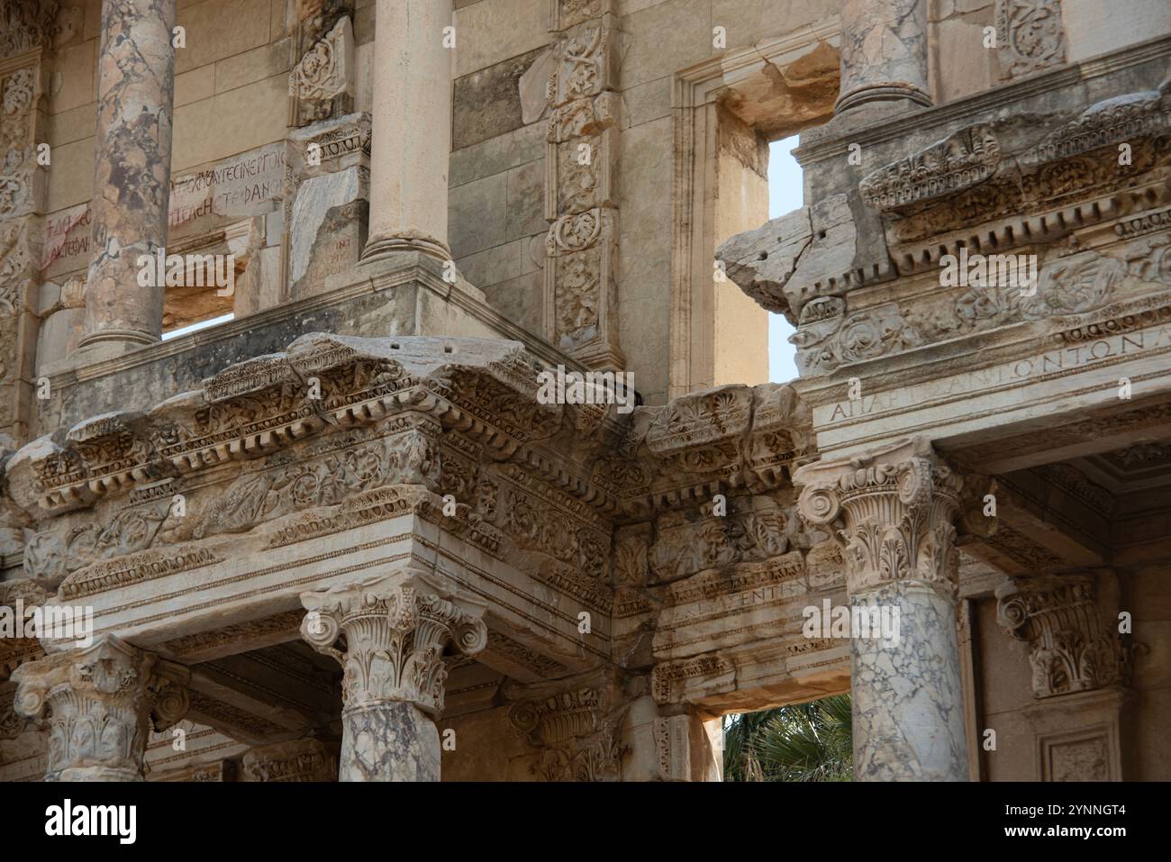 Roman architectural detail at Ephesus in Southern Turkey Stock Photo ...