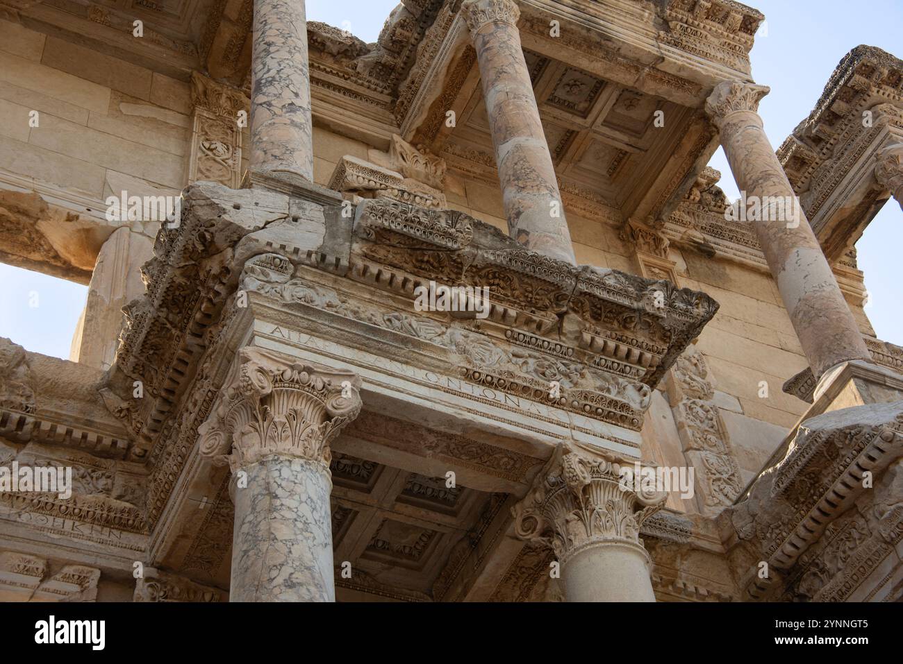 Roman architectural detail at Ephesus in Southern Turkey Stock Photo ...