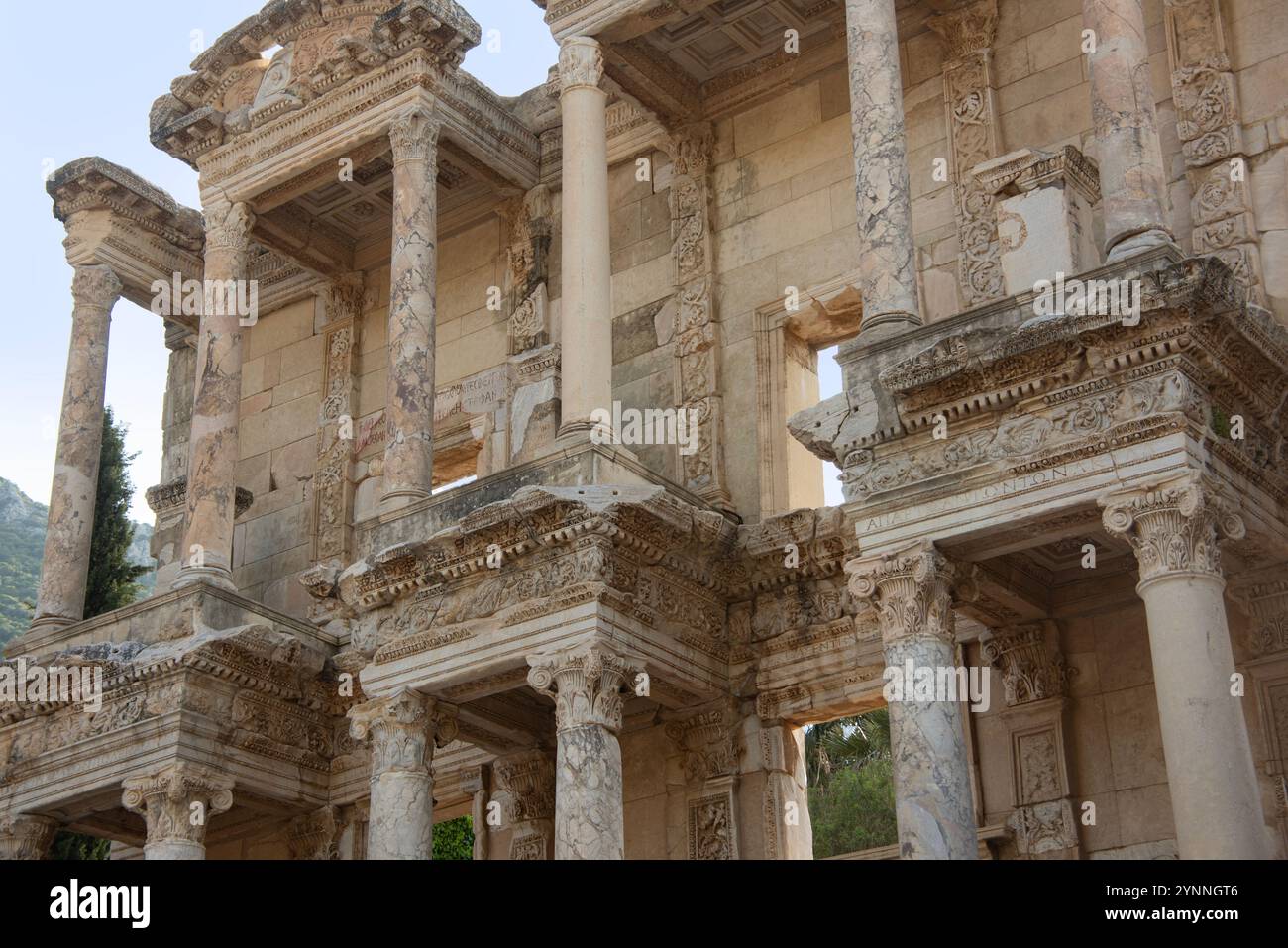 Roman architectural detail at Ephesus in Southern Turkey Stock Photo ...