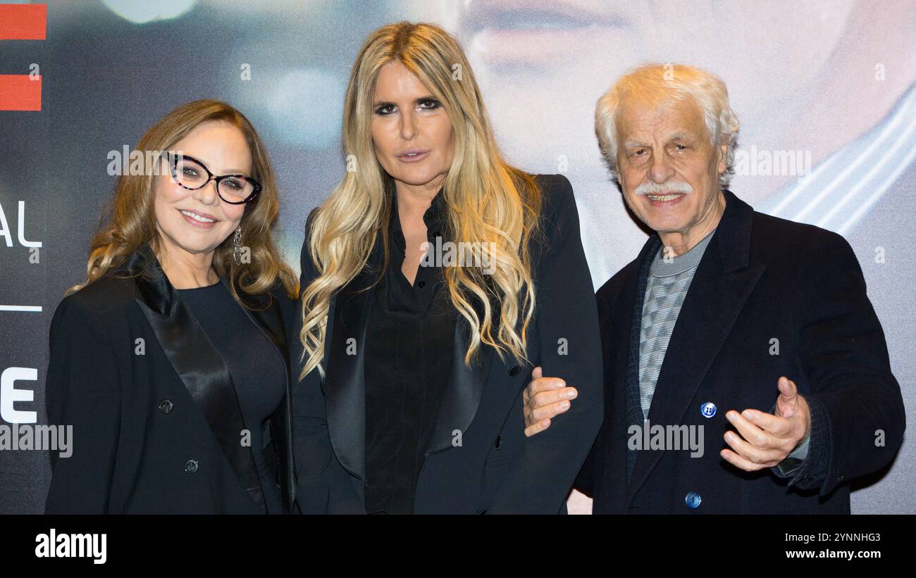 Turin, Italy. 26th Nov, 2024. Left to right: Ornella Muti, Tiziana ...